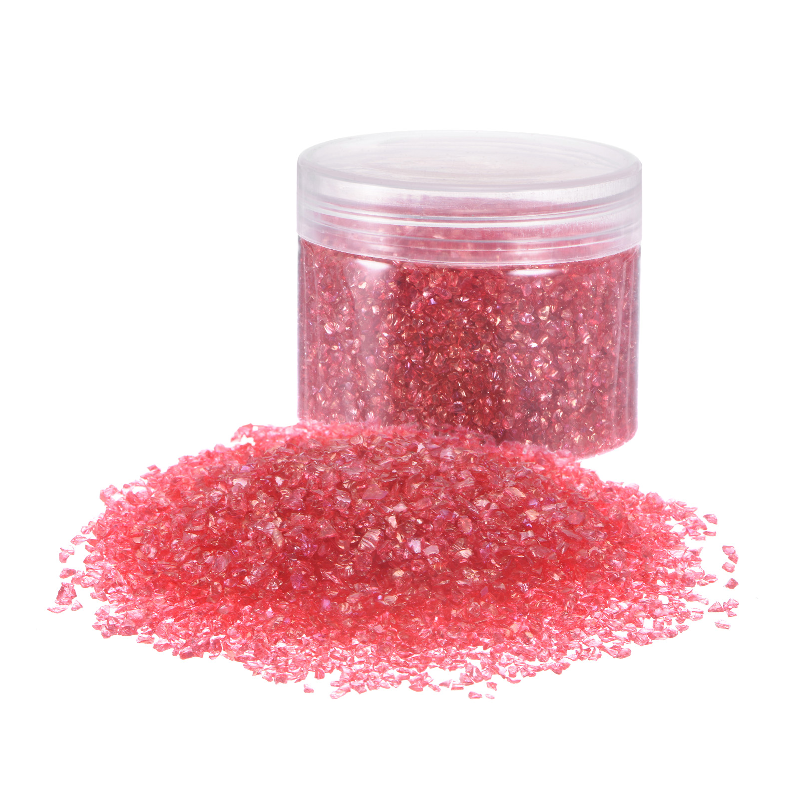 Uxcell 200g Crushed Glass Chips 1-3mm Irregular Broken Sprinkles Chunky ...