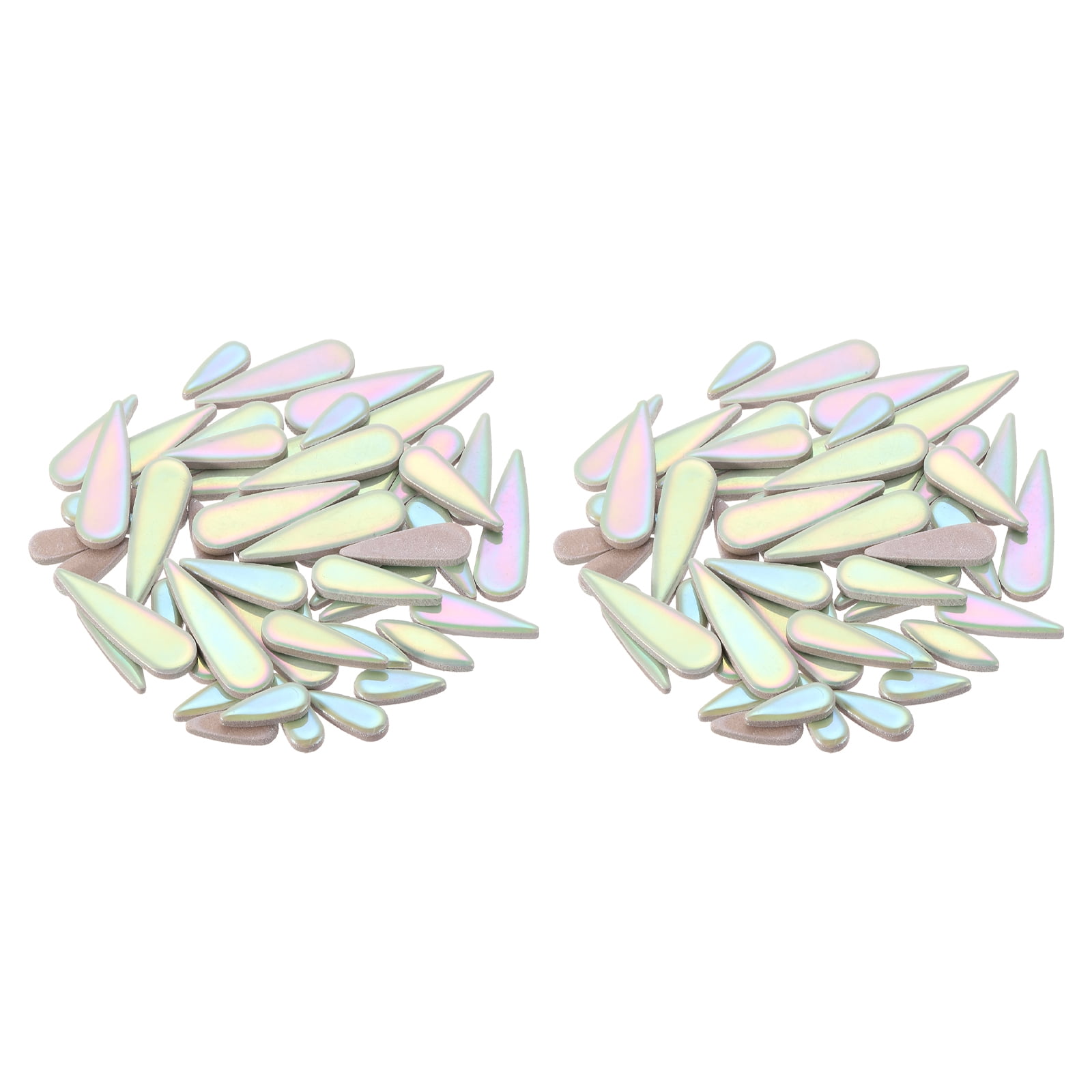 Uxcell 200g Petal Mosaic Tiles for Crafts Tear Drop Porcelain Mosaic ...