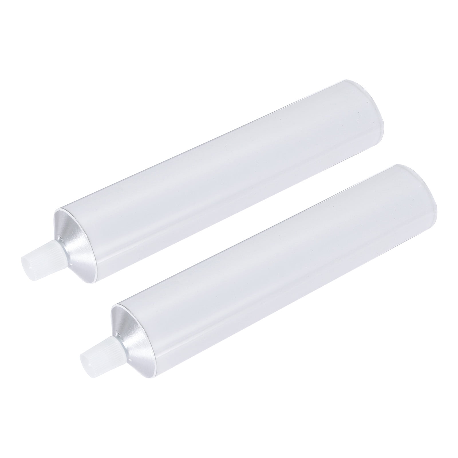 Uxcell 200ml Aluminum Empty Paint Tubes Unsealed with Needle Cap 2 Pack ...