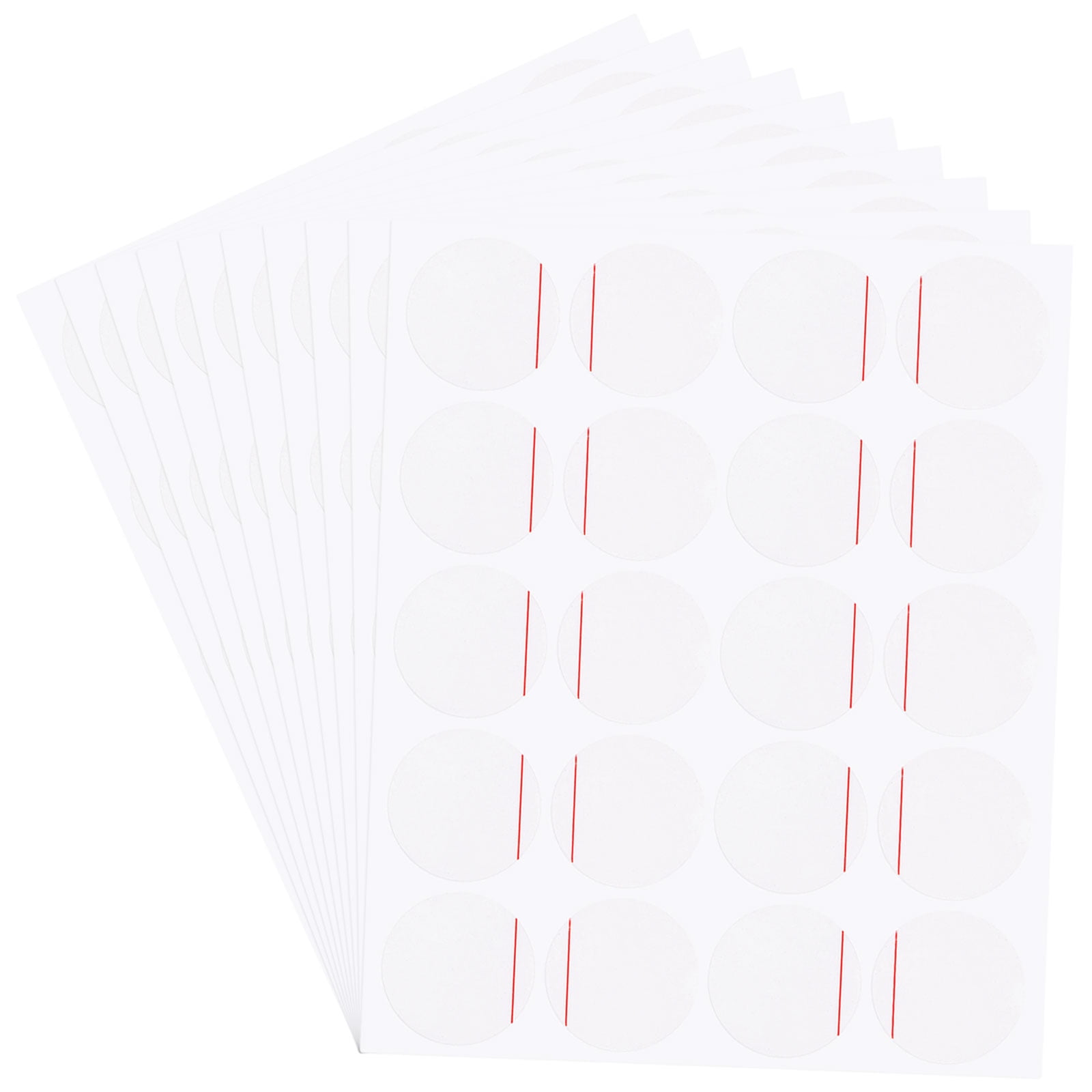 Uxcell 200pack Watch Back Cover Protective Film, 28mm Red Line PE Watch ...