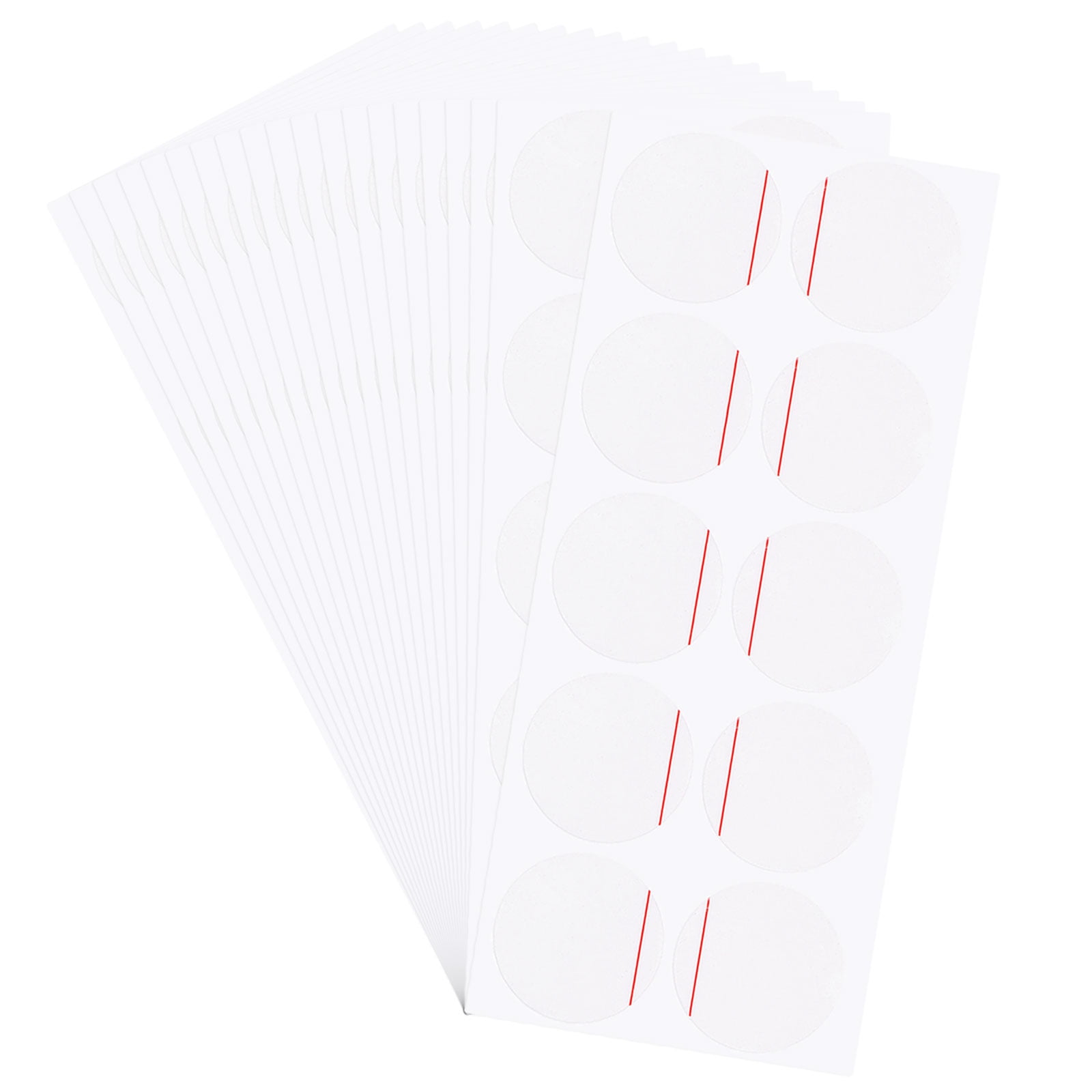 Uxcell 200pack Watch Back Cover Protective Film, 32mm Red Line PE Watch ...