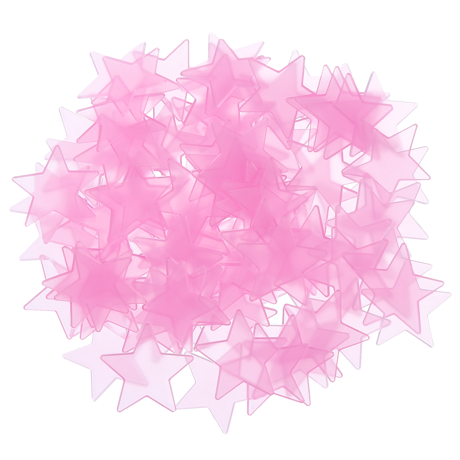 Uxcell 200pcs Glow in the Dark Stars Fluorescent Plastic Wall Stickers ...