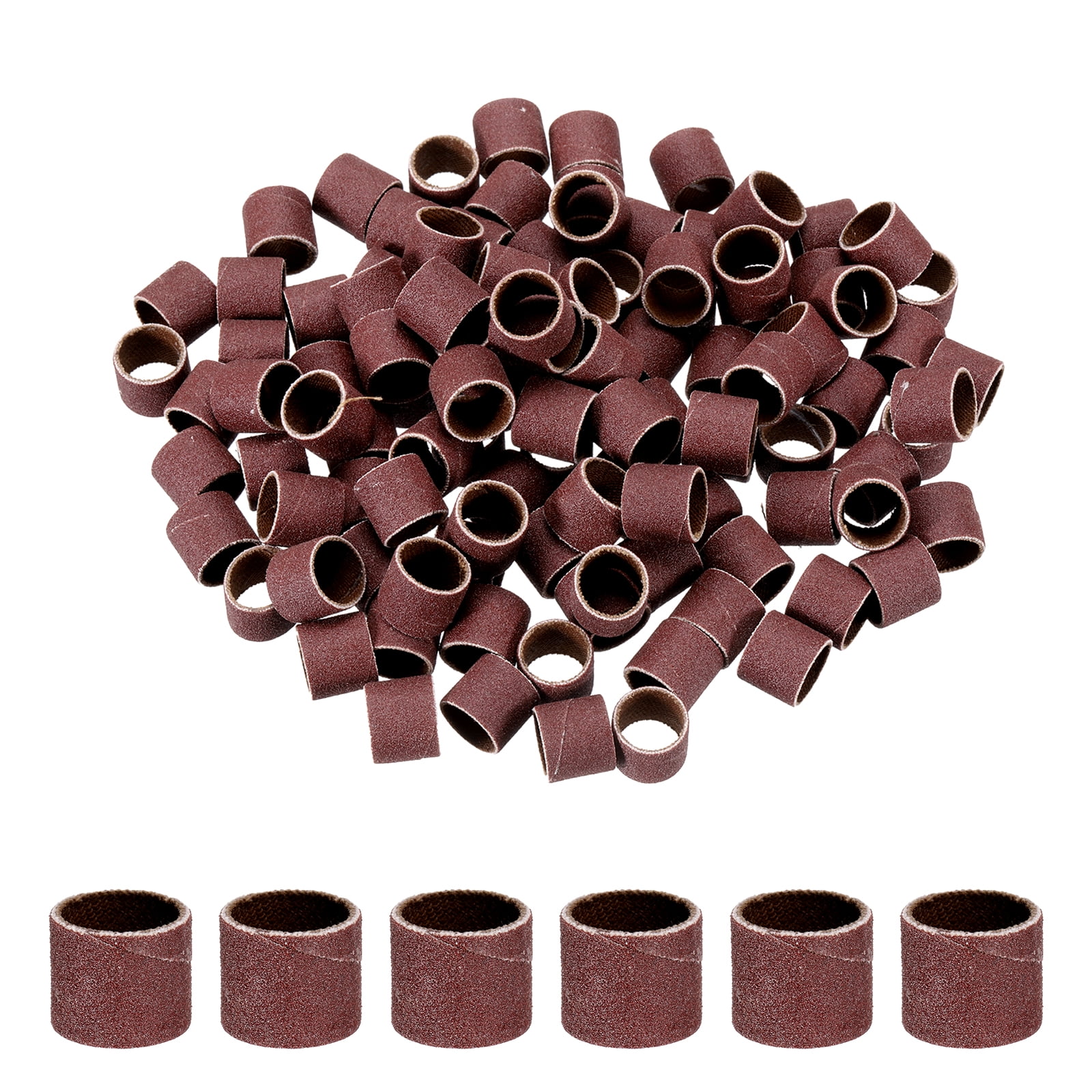 Uxcell 200pcs Sanding Drums 1/2 Inch Grit 240 Sanding Sandpaper Mini ...