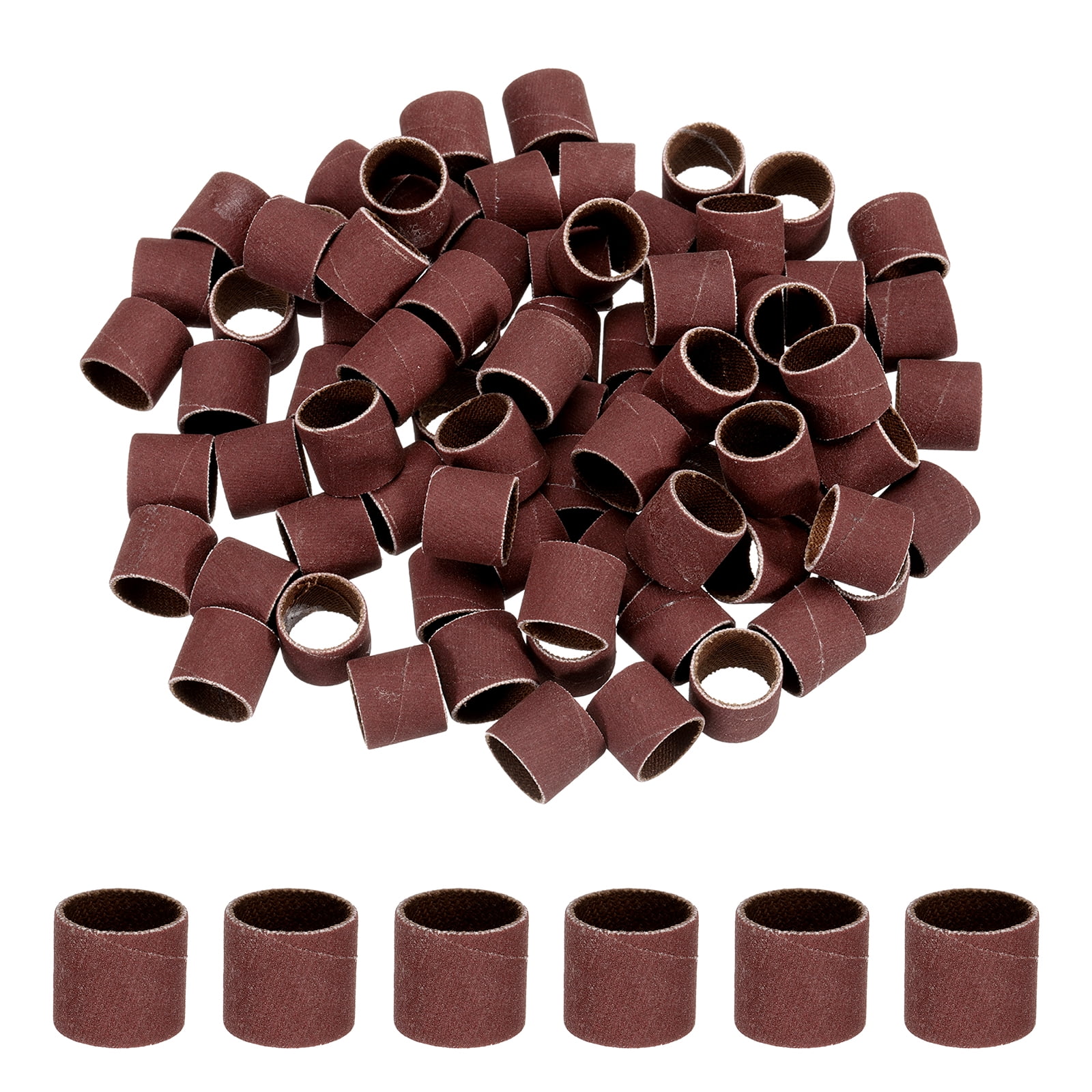 Uxcell 200pcs Sanding Drums 1/2 Inch Grit 600 Sanding Sandpaper Mini ...