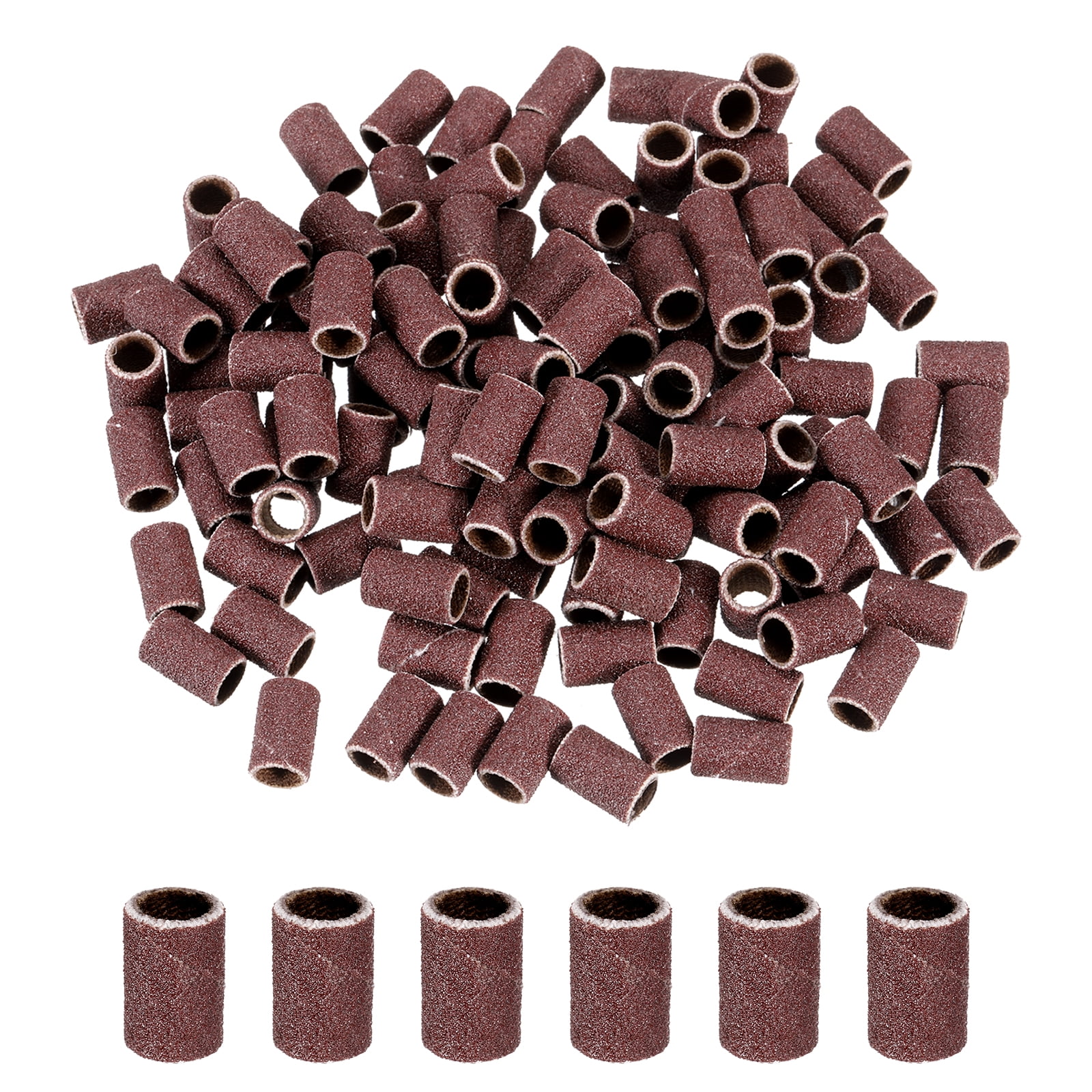 Uxcell 200pcs Sanding Drums 1/4 Inch Grit 240 Sanding Sandpaper Mini ...