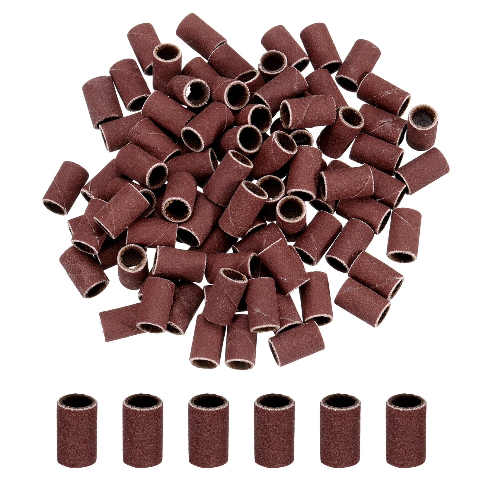 Uxcell 200pcs Sanding Drums 1/4 Inch Grit 600 Sanding Sandpaper Mini ...