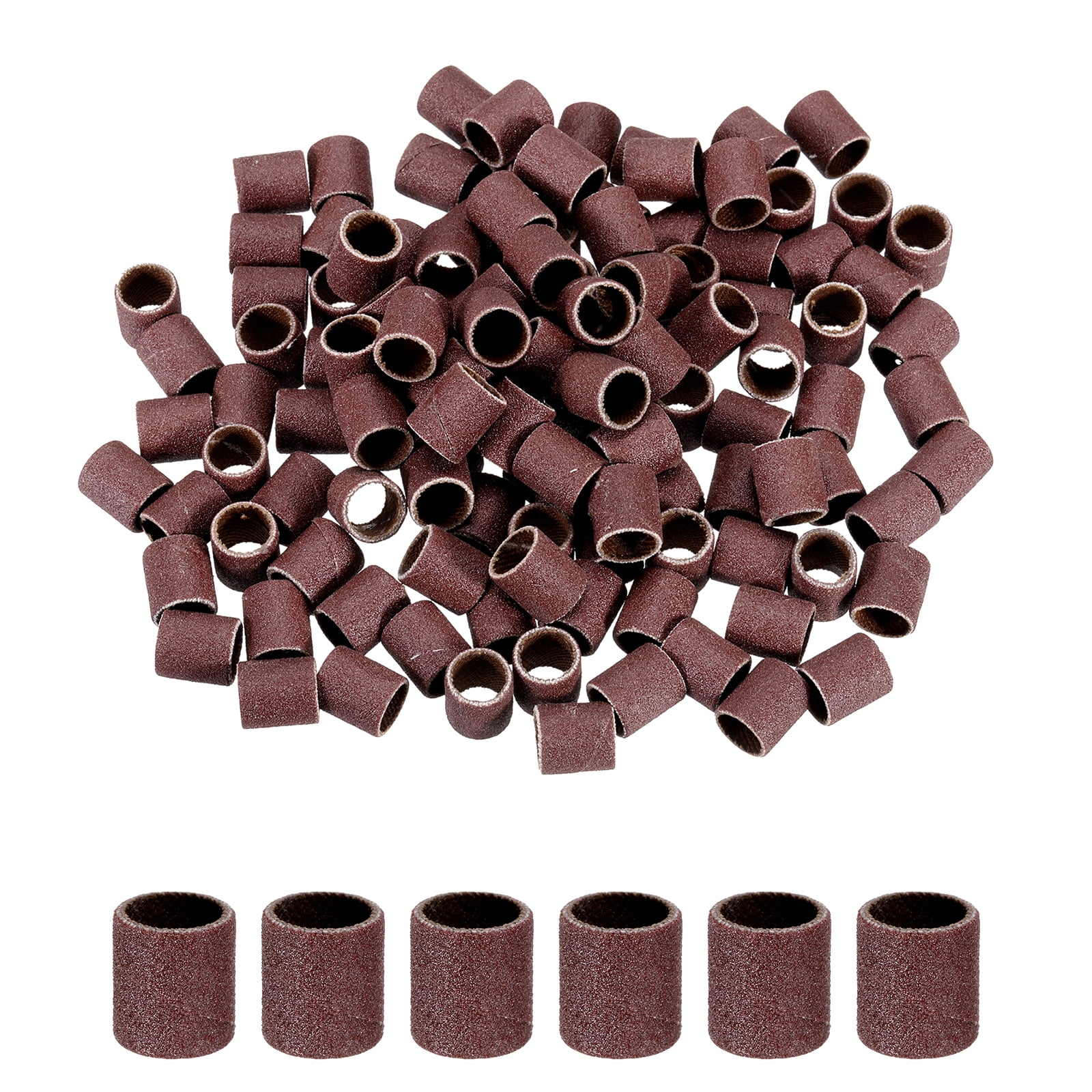 Uxcell 200pcs Sanding Drums 3/8 Inch Grit 240 Sanding Sandpaper Mini ...