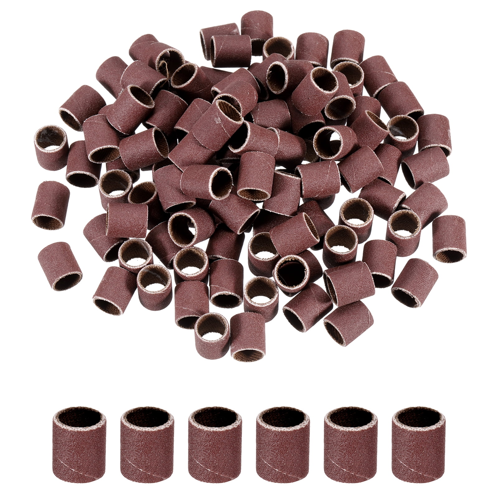 Uxcell 200pcs Sanding Drums 3/8 Inch Grit 400 Sanding Sandpaper Mini ...