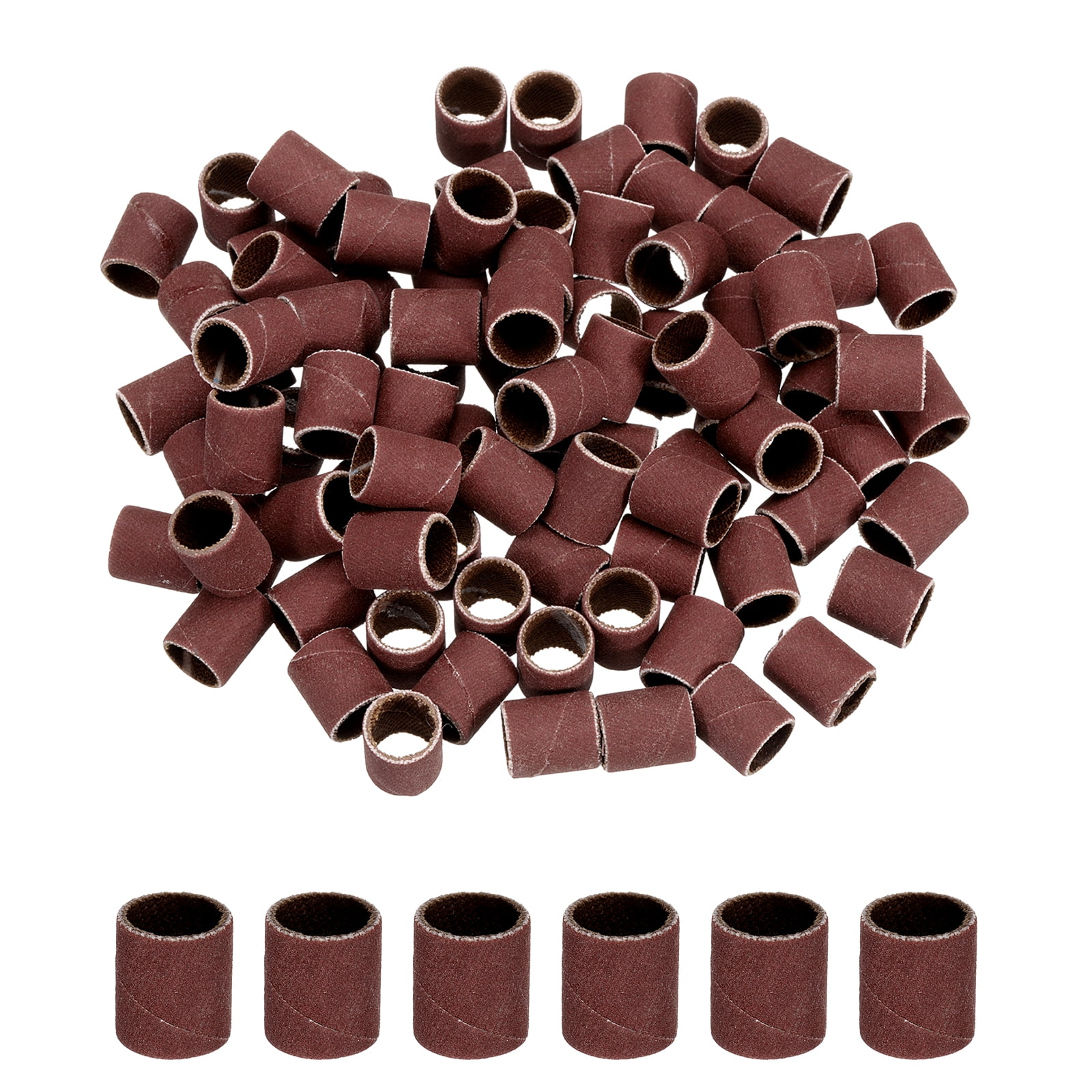 Uxcell 200pcs Sanding Drums 3/8 Inch Grit 600 Sanding Sandpaper Mini ...