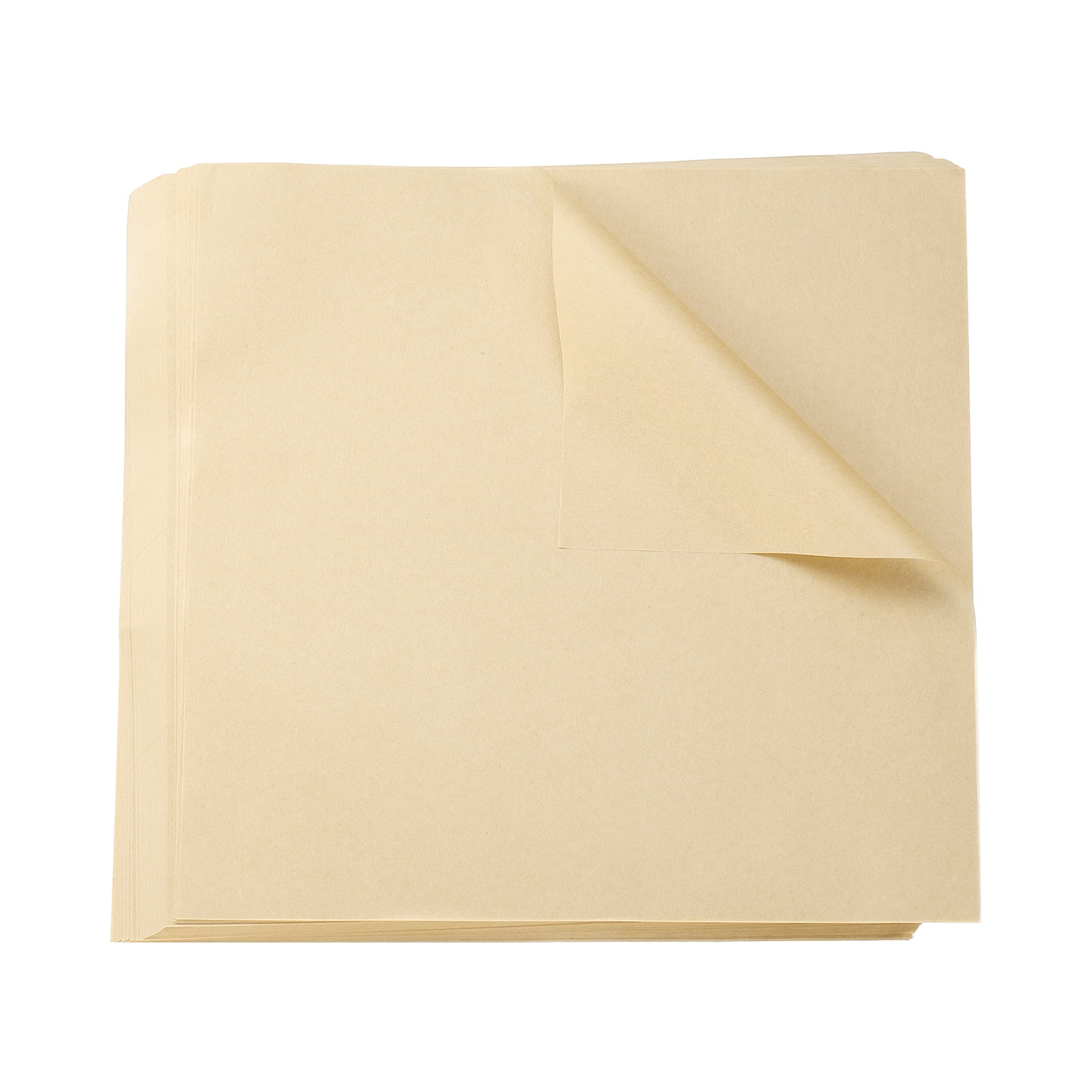 Uxcell 200pcs Square Wax Paper Sheets 8.66" x 8.66" Waterproof Dry Food ...