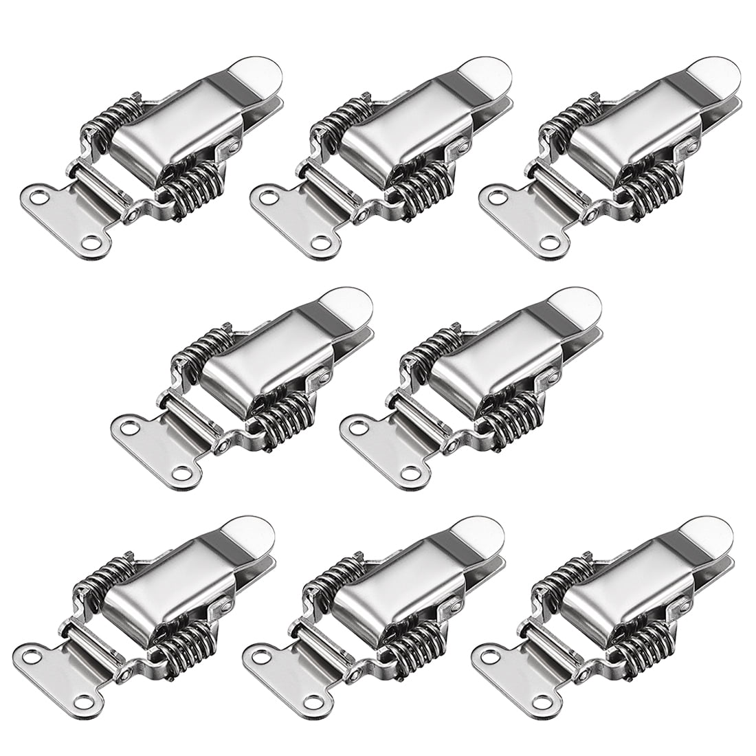 Uxcell 201 Stainless Steel Spring Loaded Toggle Latch Catch Clamp 95mm ...