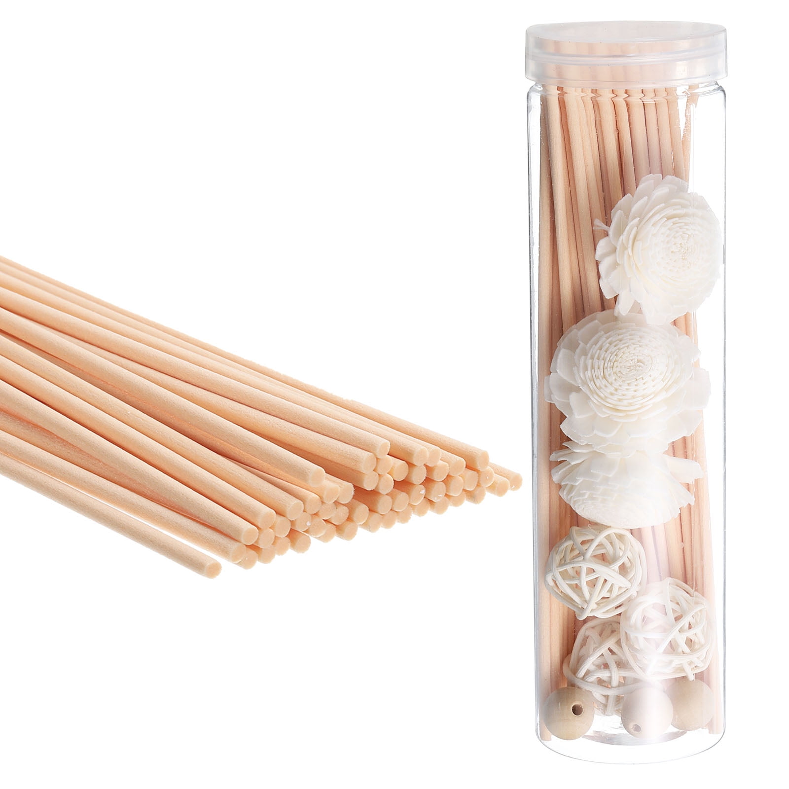 Uxcell 20CM/8Inch Reed Diffuser Sticks Set, 50 Pack Fiber Fragrance ...