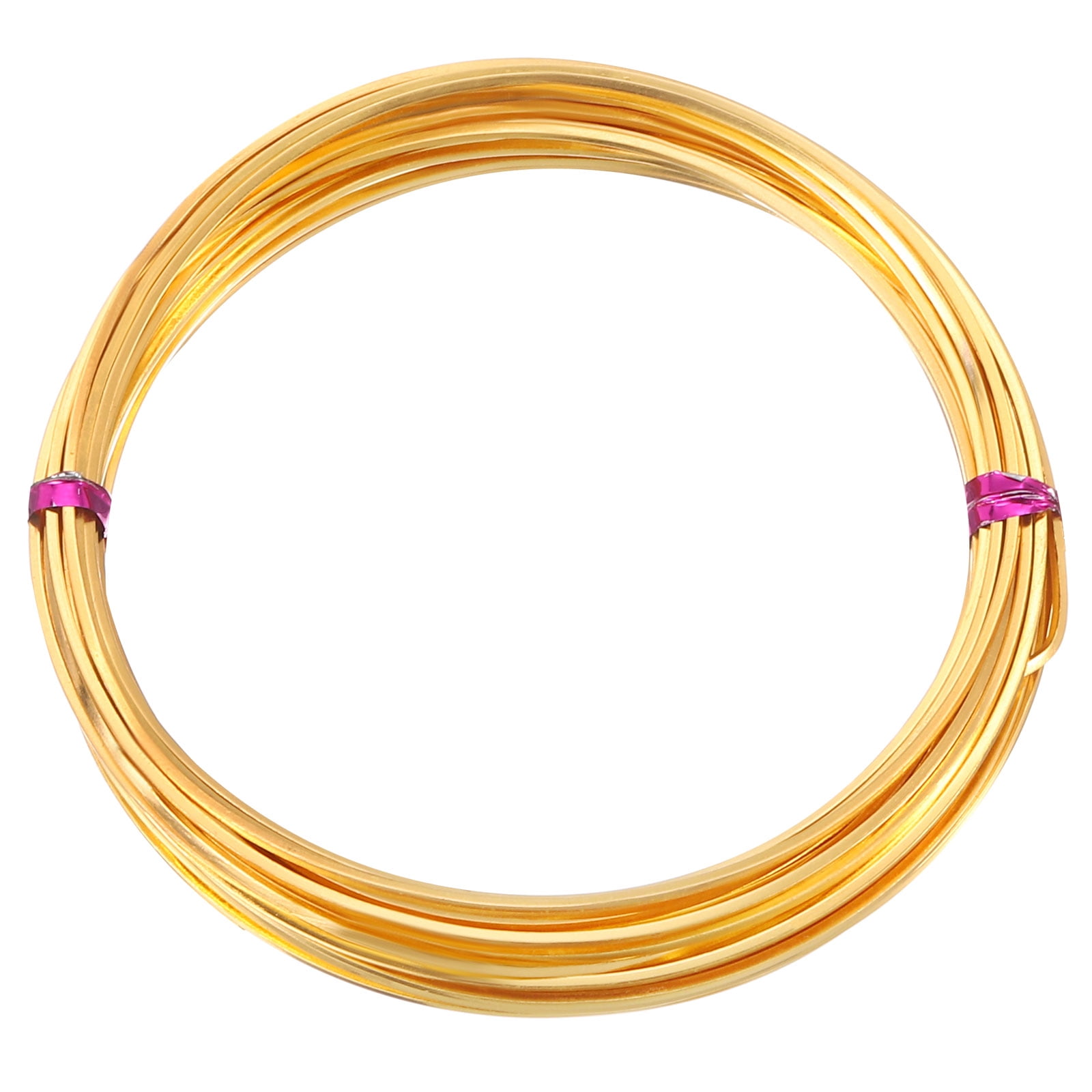 Uxcell 20Ga/0.8mm 16.4Ft Soft Bendable Gold Plated Brass Square Wire, 18K Gold - Walmart.com