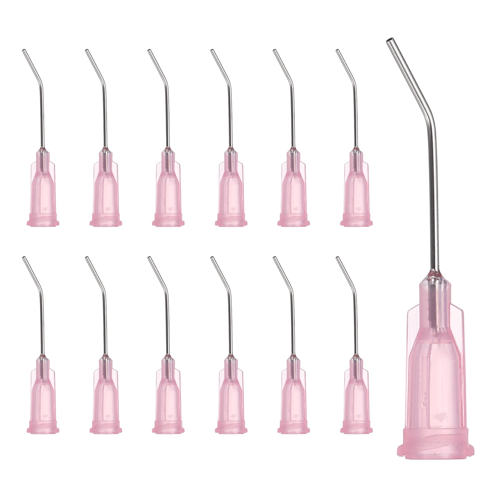 Uxcell 20Ga Angled Dispensing Needles, 25Pcs 1Inch 45° Curved ...