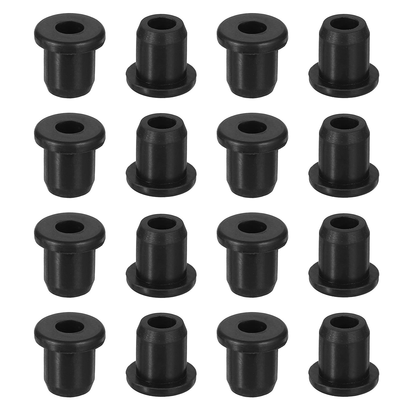 Uxcell 20Pack 1/6" ID, 2/8" Drill Hole Rubber Grommets, Top Hat ...