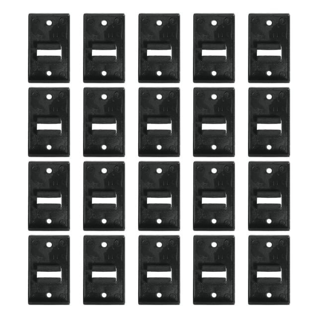 Uxcell 20Pack 1.89''x1.14'' Plastic Leveler Leg Toe Kitchen Clips ...