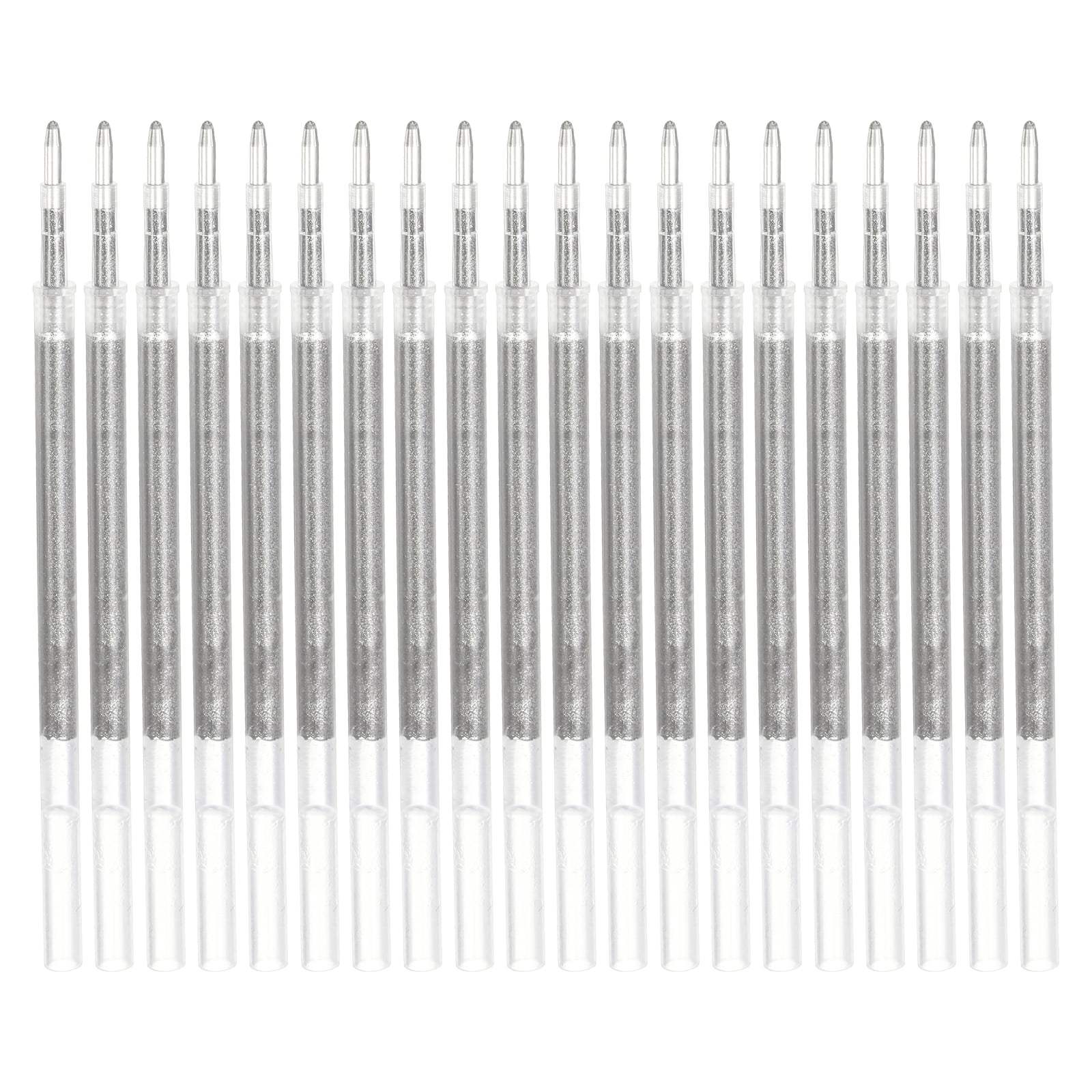 Uxcell 20Pack 1mm Gel Pen Refills for Coloring, Broad Point Sparkle ...