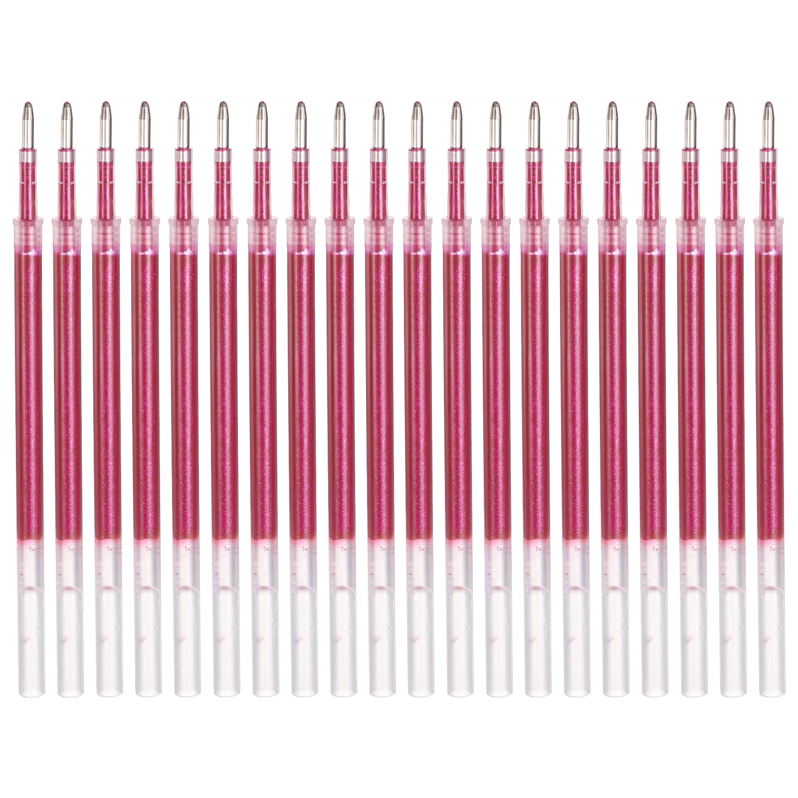 Uxcell 20Pack 1mm Gel Pen Refills for Coloring, Broad Point Sparkle ...