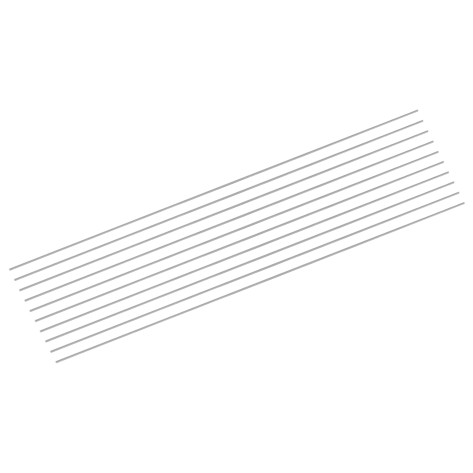 Uxcell 20Pack 304 Stainless Steel Rods, 1mm x 254mm Metal Solid Shaft ...