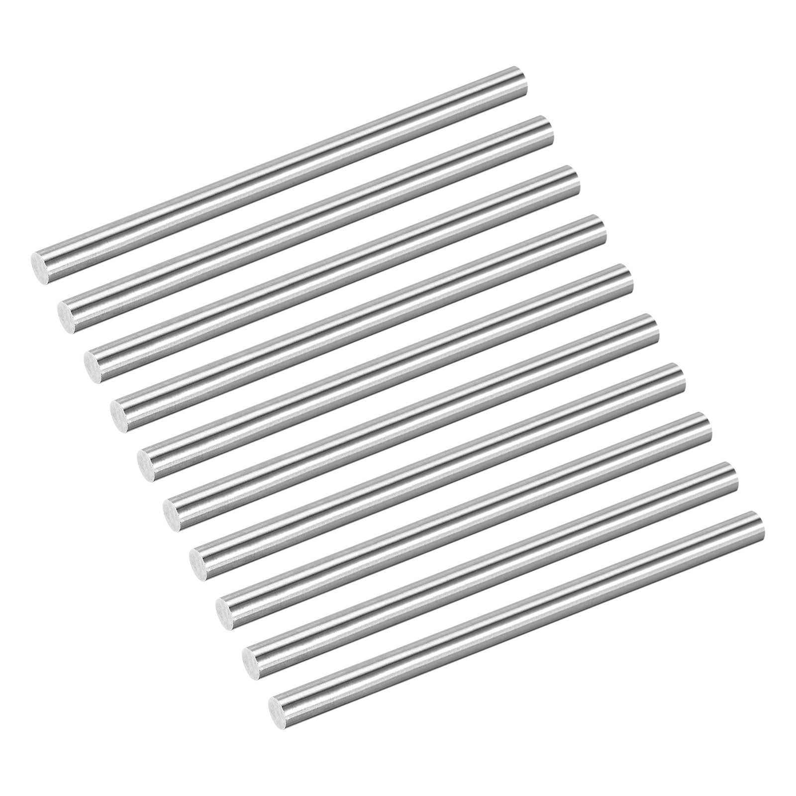 Uxcell 20Pack 304 Stainless Steel Rods, 3mm x 51mm Metal Solid Shaft ...