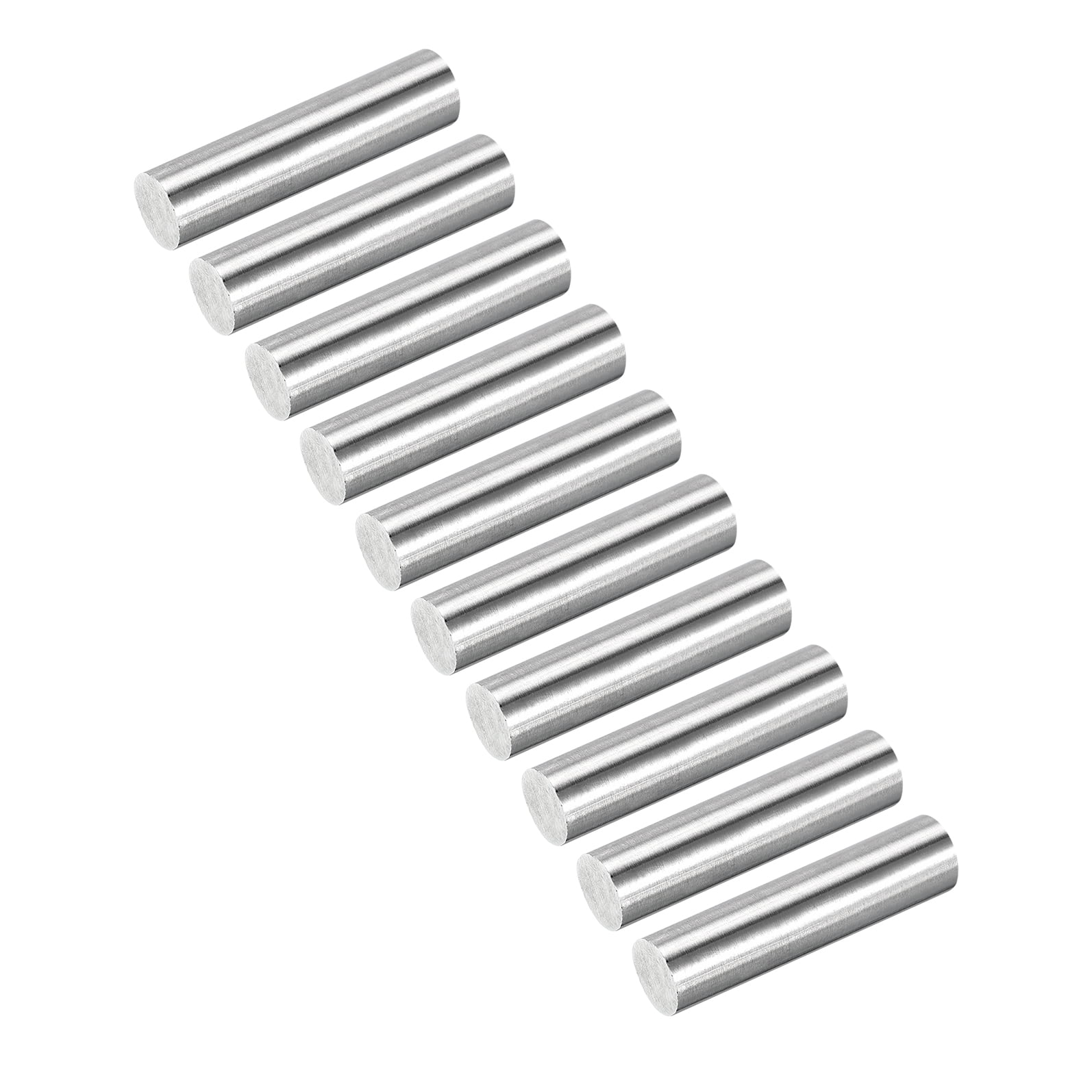 Uxcell 20Pack 304 Stainless Steel Rods, 5.5mm x 26mm Metal Solid Shaft ...