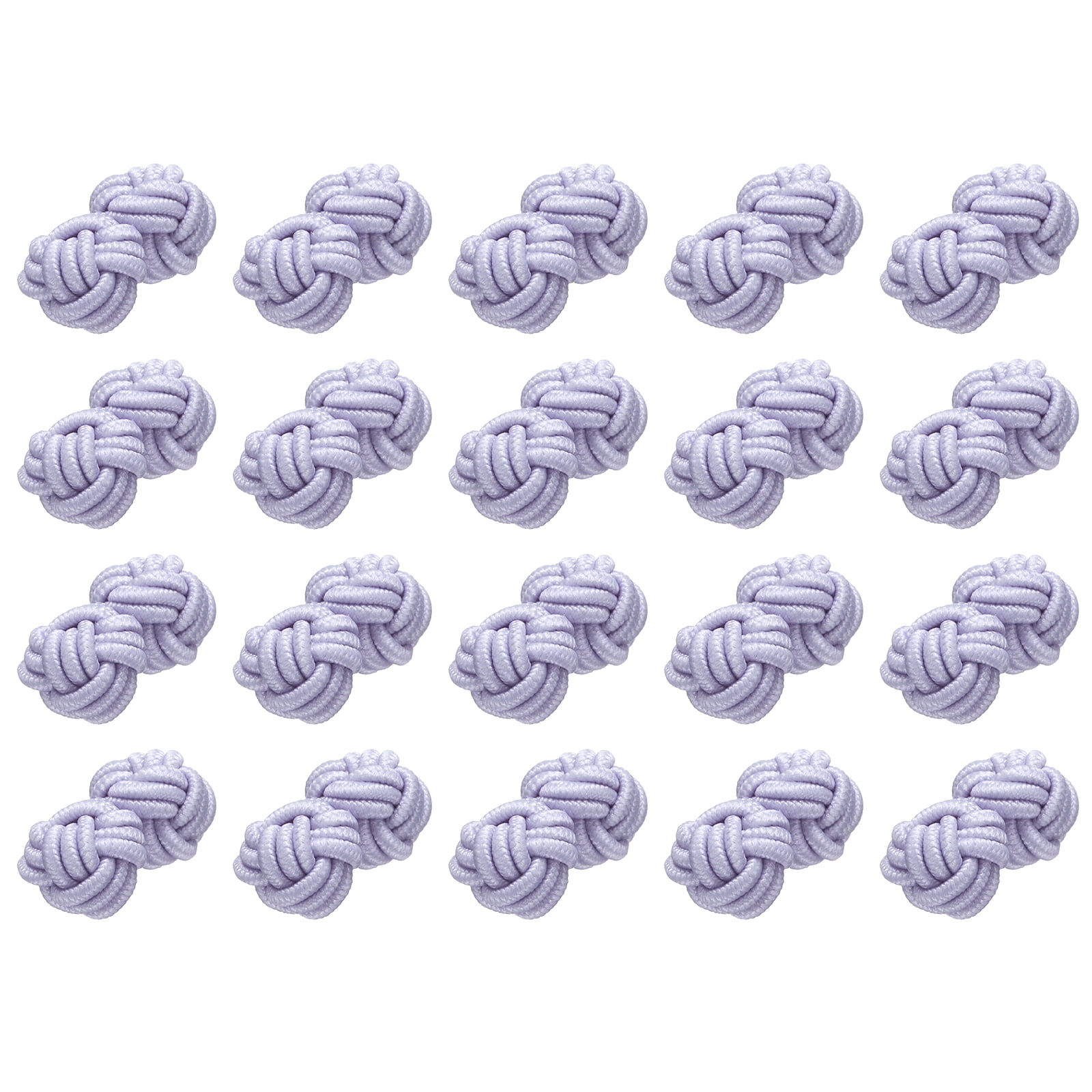 Uxcell 20Pack Chinese Closure Knots, Fabric Ball Sewing Buttons, Light ...
