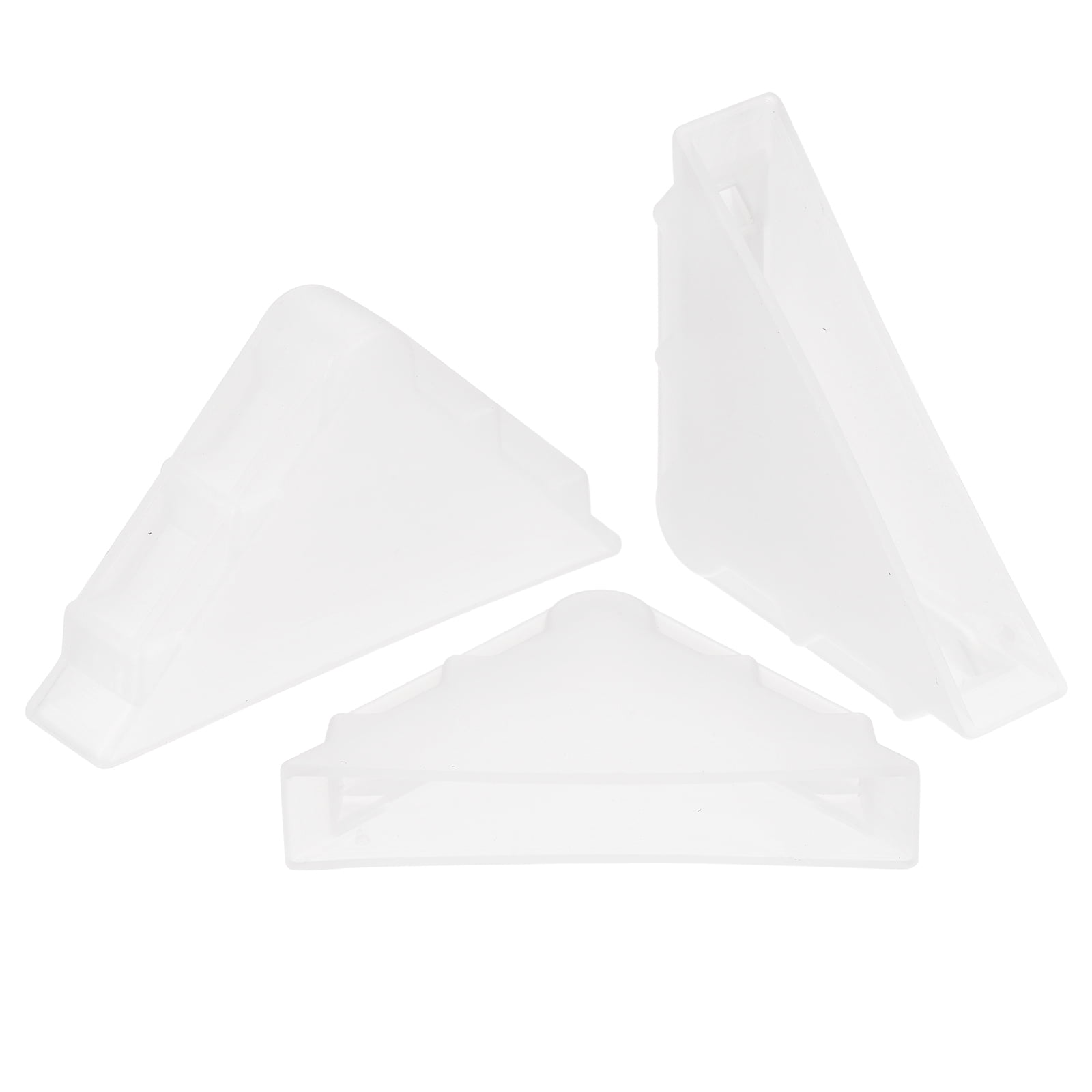 Uxcell 20Pack Corner Protectors 10x65mm Plastic Triangle Corner Guards ...