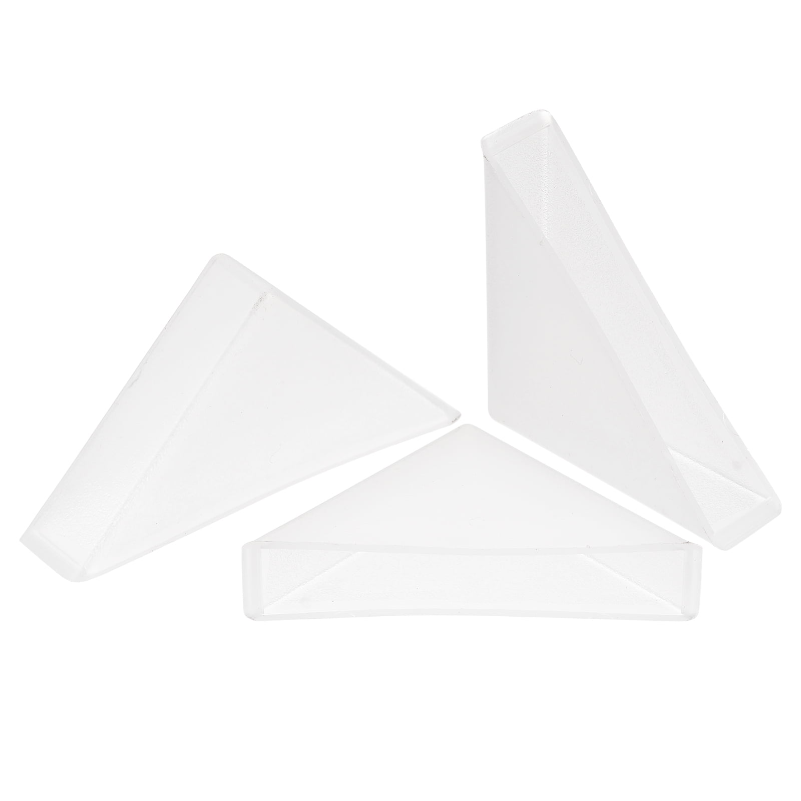 Uxcell 20Pack Corner Protectors 12x66mm Plastic Triangle Corner Guards ...