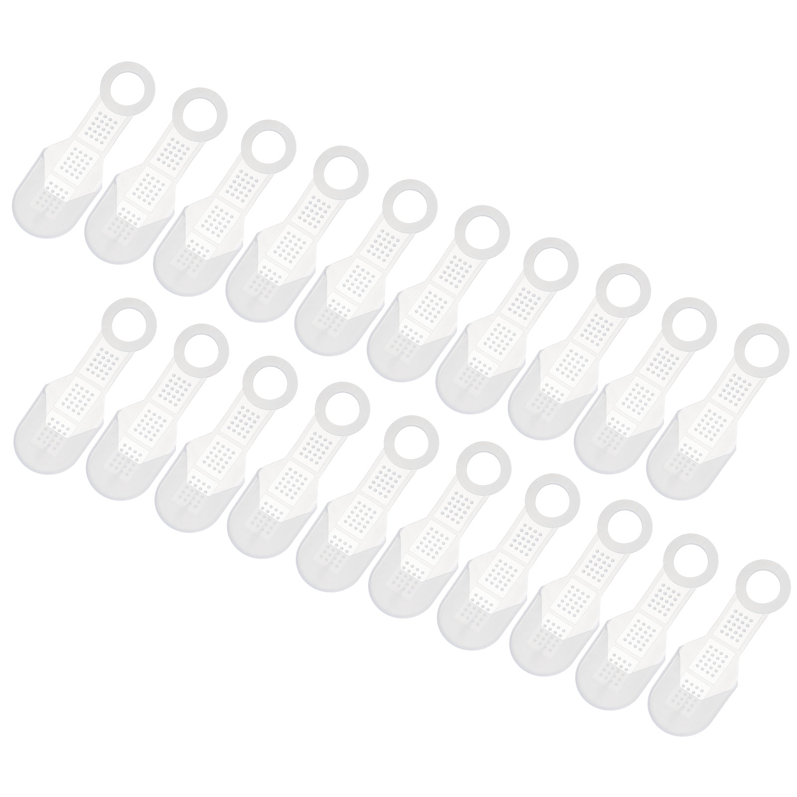 Uxcell 20Pack Non-Slip Silicone Hanger Grips Clothes Hanger Strips ...