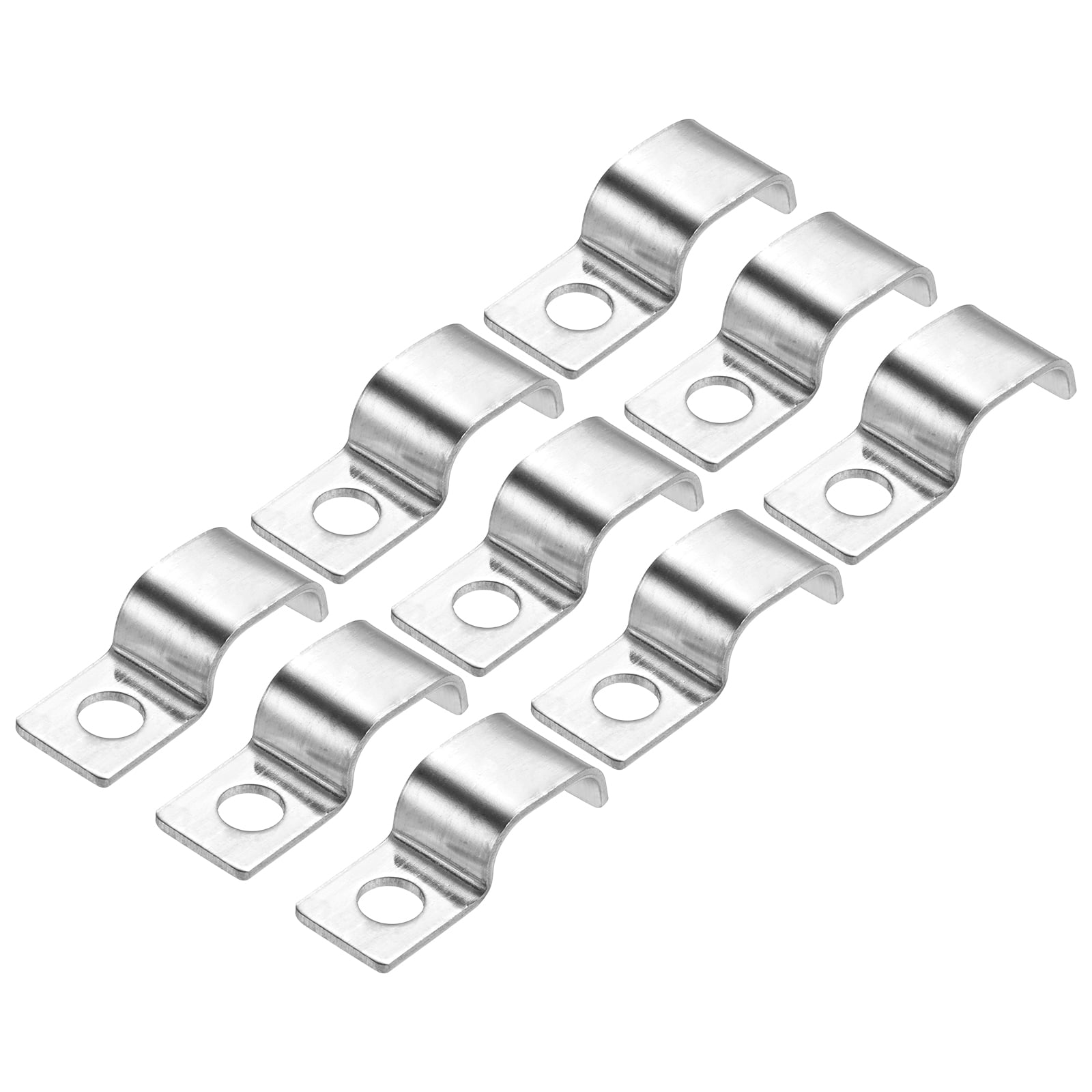 Uxcell 20Pack Pipe Strap 304 Stainless Steel Pipe Support Strap Fit for ...
