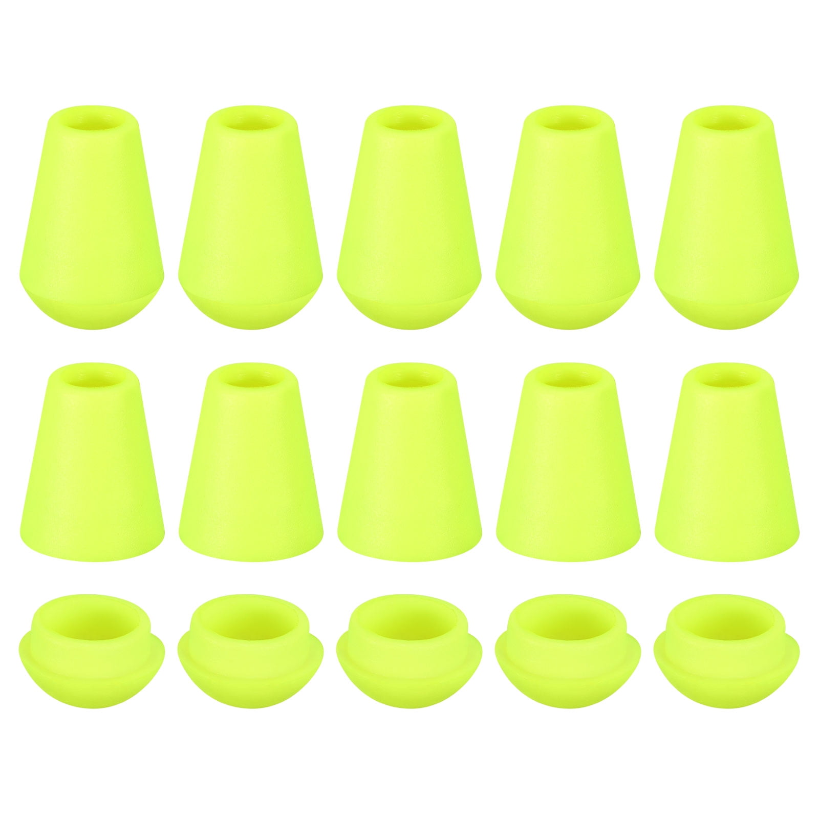 Uxcell 20Pack Plastic Cord Lock Bell End Stopper Cord End Lock Rope ...