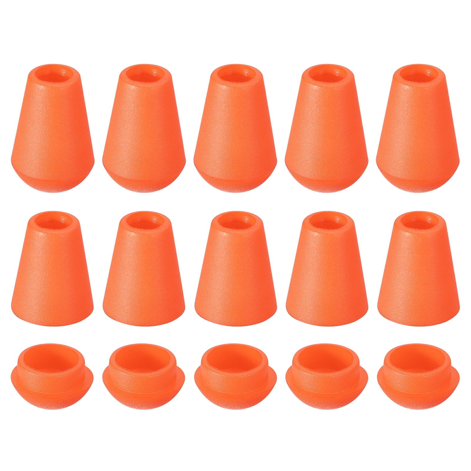Uxcell 20Pack Plastic Cord Lock Bell End Stopper Cord End Lock Rope ...