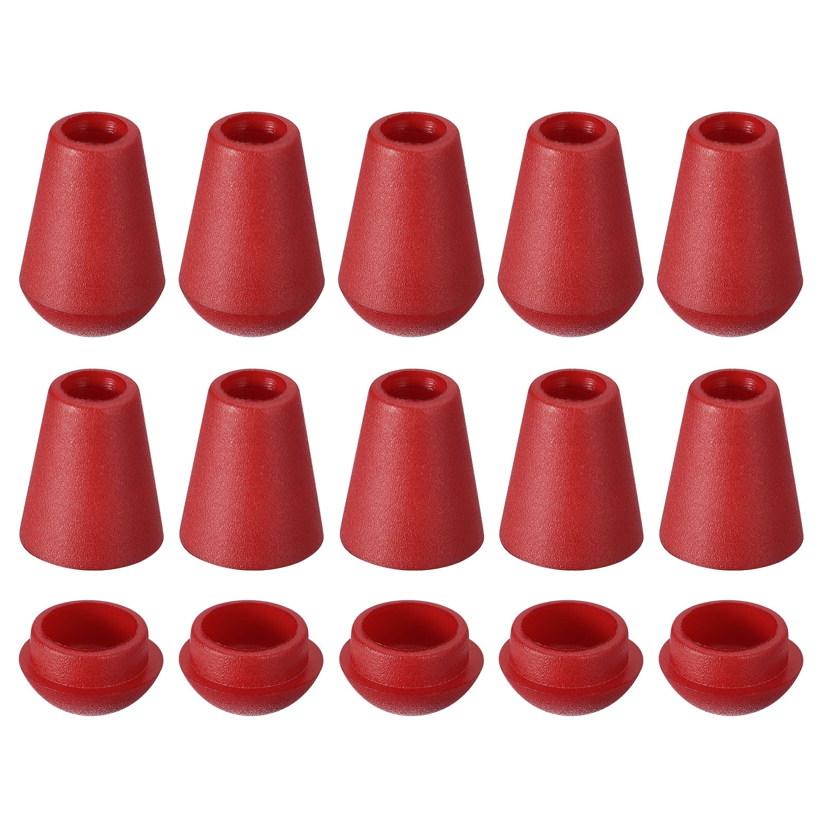 Uxcell 20Pack Plastic Cord Lock Bell End Stopper Cord End Lock Rope ...