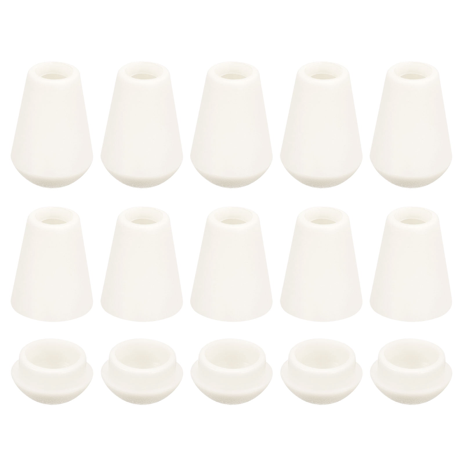Uxcell 20Pack Plastic Cord Lock Bell End Stopper Cord End Lock Rope ...