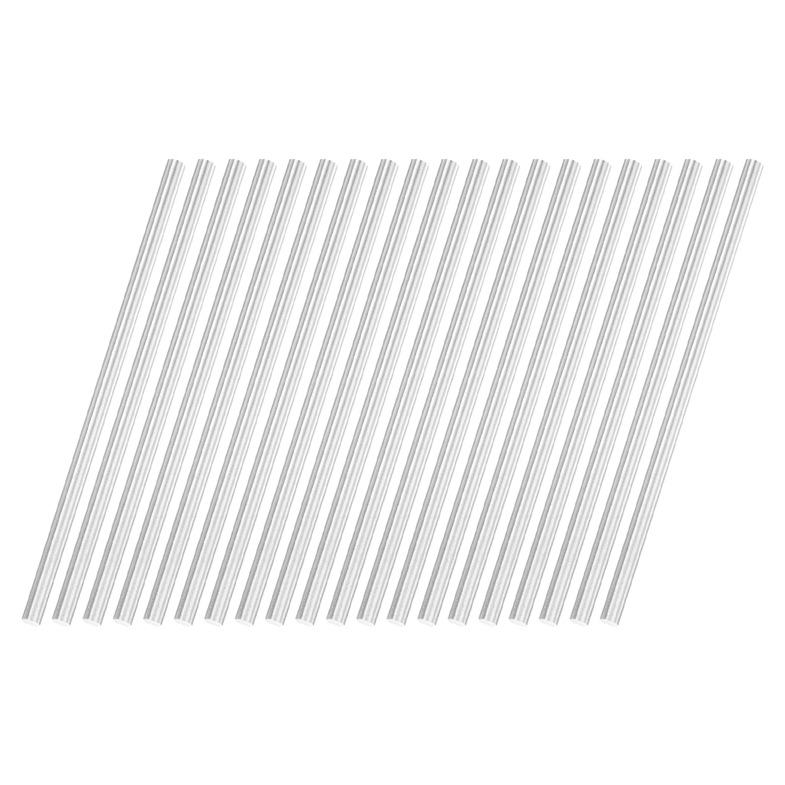 Uxcell 20Pack Round Steel Rods, 4mm x 100mm SKD11 Steel Solid Lathe Bar ...