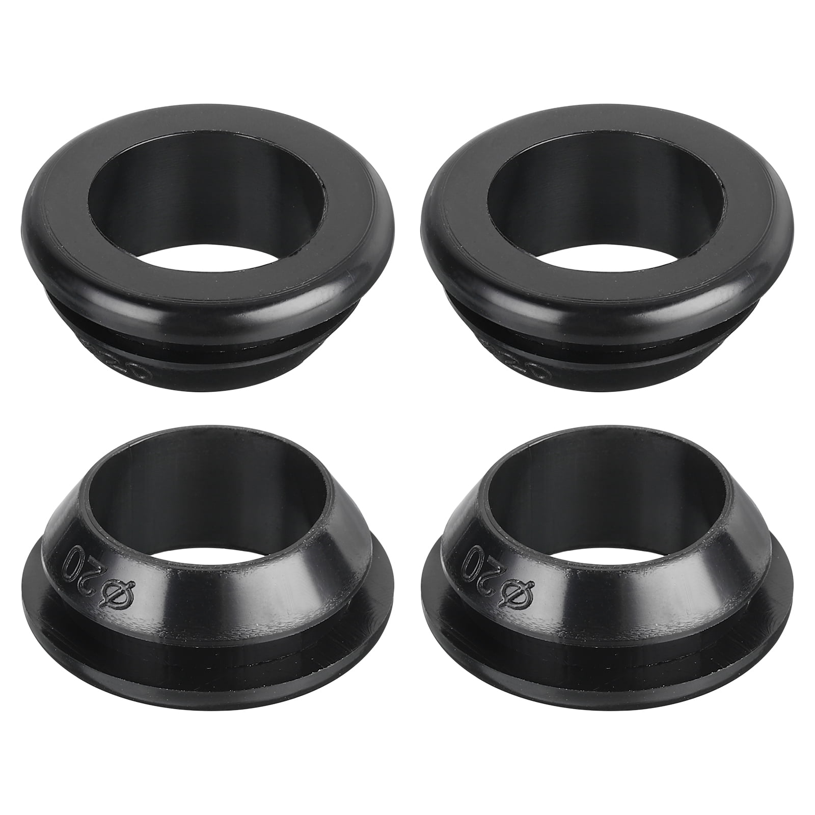 Uxcell 20Pack Rubber Grommets 20mm Mount Dia, for 16mm ID Rubber Hole ...