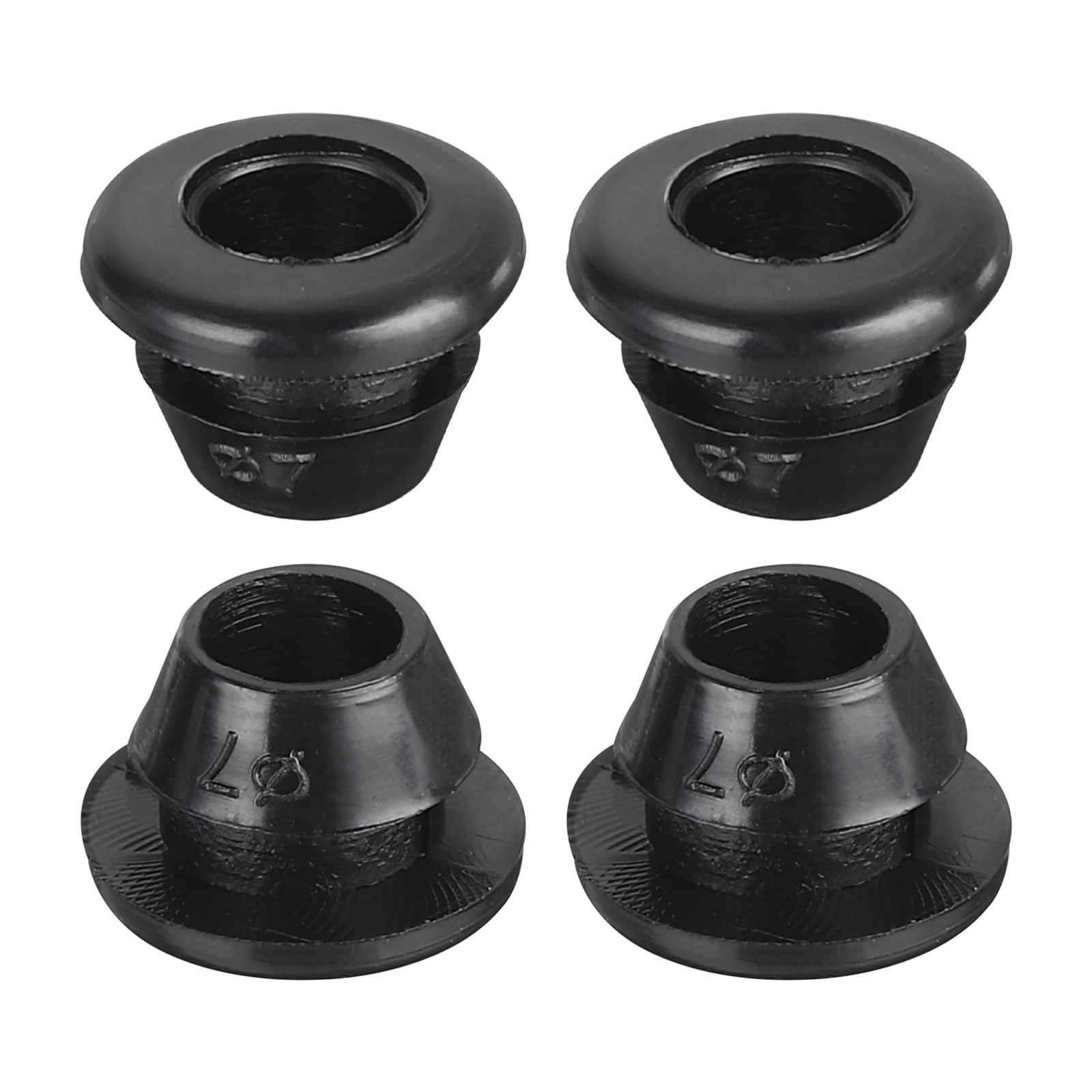 Uxcell 20Pack Rubber Grommets 8mm Mount Dia, for 5mm ID Rubber Hole ...