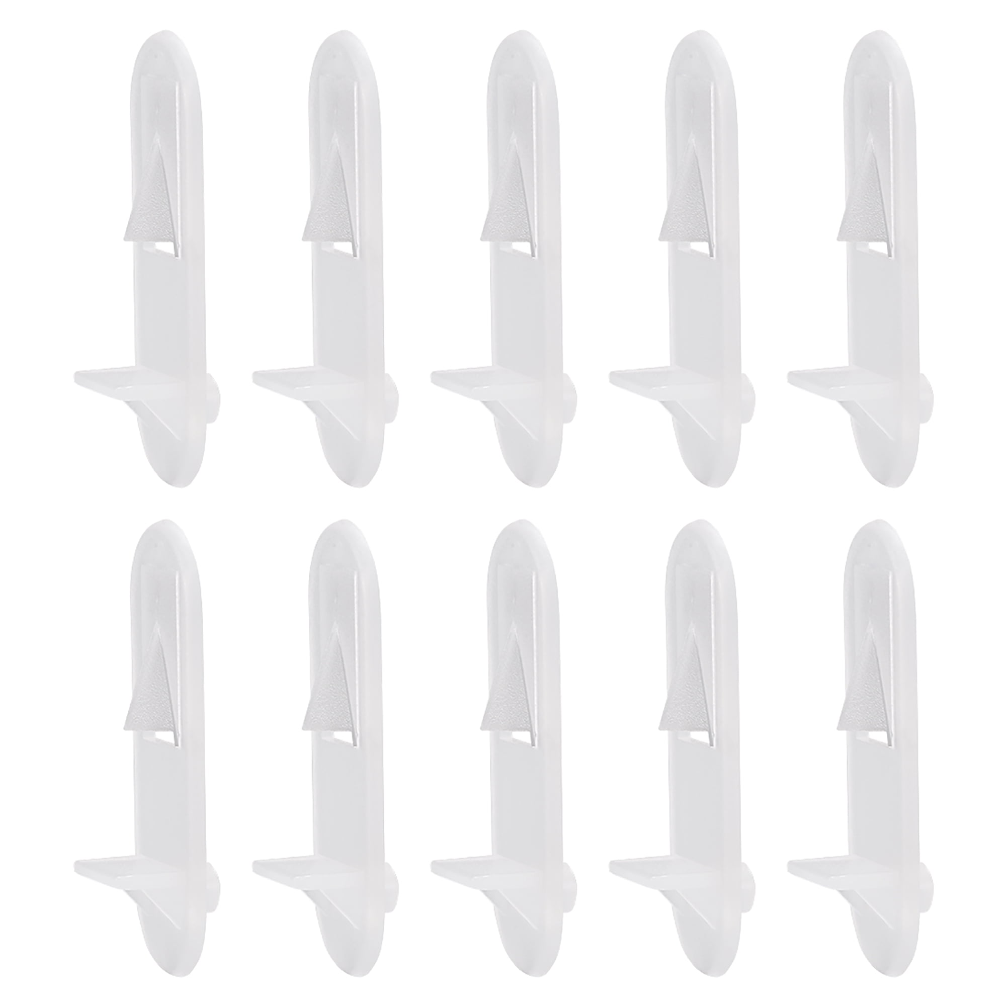 Uxcell 20Pcs 0.28'' Shelf Support Pegs Plastic Shelf Locking Bracket ...
