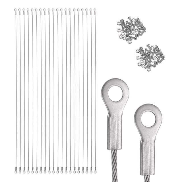 Uxcell 20Pcs 24" Cabinet Door Restraint with Screws, 304 Stainless ...