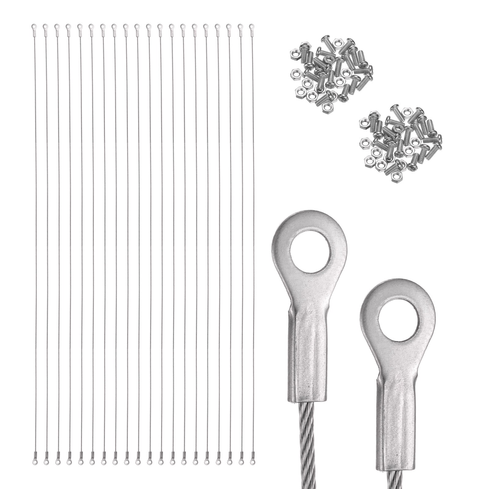 Uxcell 20Pcs 32" Cabinet Door Restraint with Screws, 304 Stainless ...