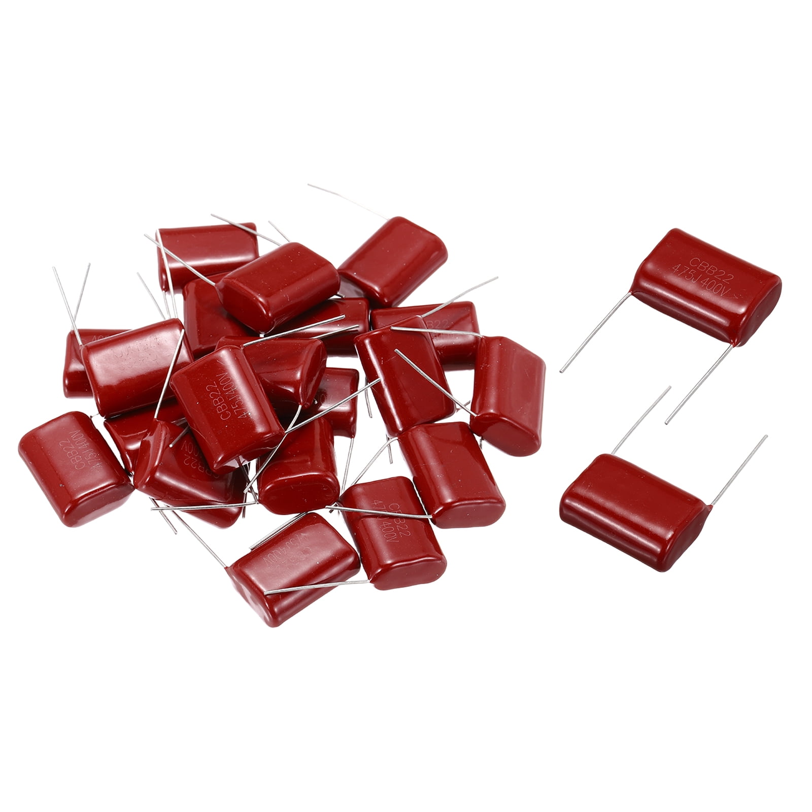20Pcs CBB22 400V 475J 5% Tolerance Through Hole Metallized ...