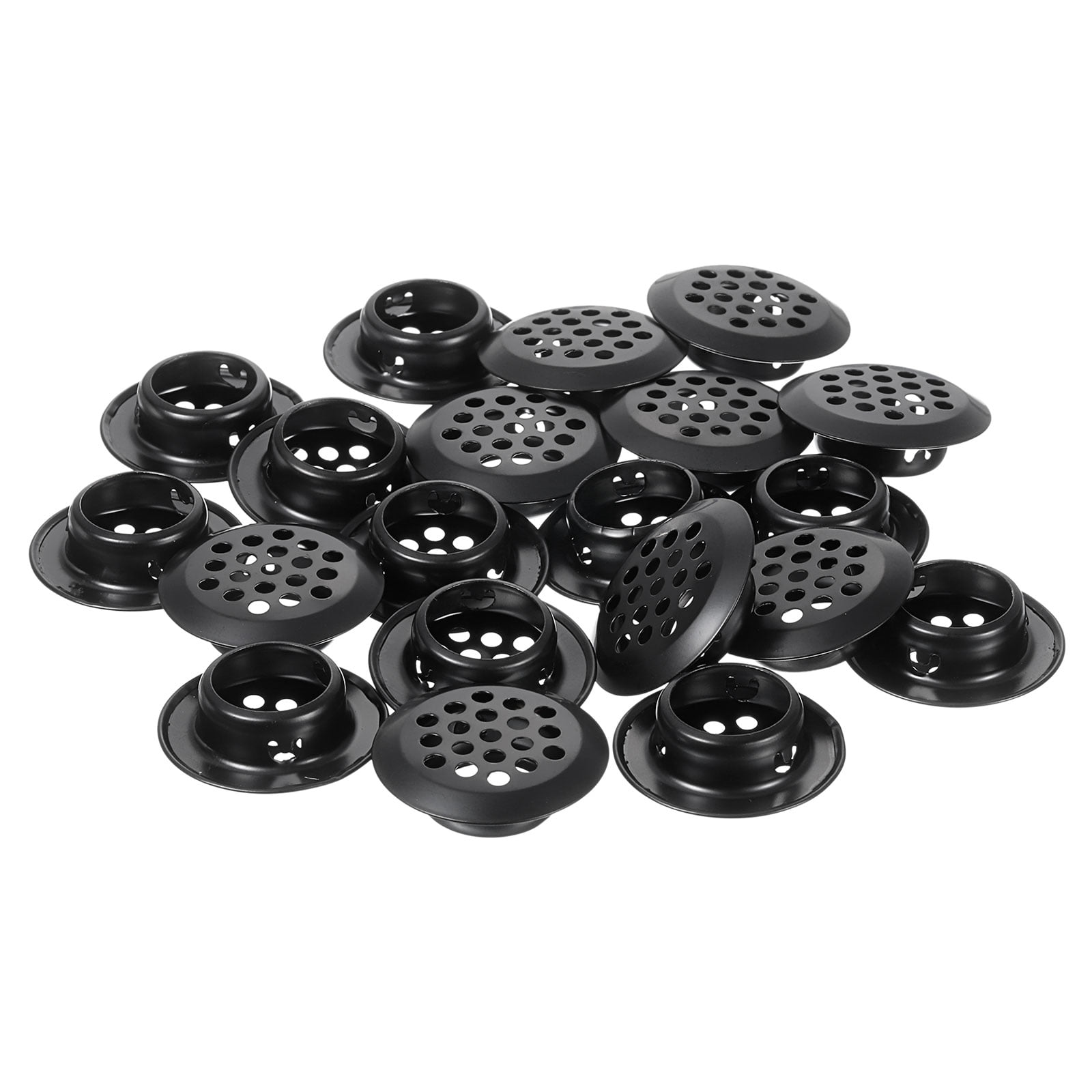Uxcell 20Pcs Circular Air Vents,19mm Stainless Steel Mesh Hole Round ...