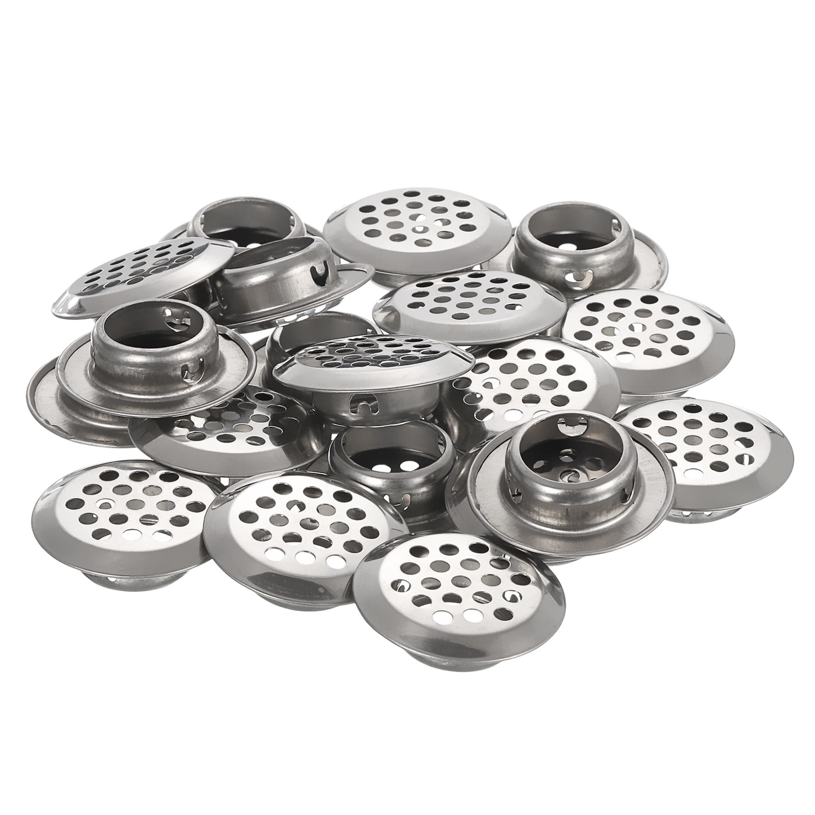 Uxcell 20Pcs Circular Air Vents,19mm Stainless Steel Mesh Hole Round ...