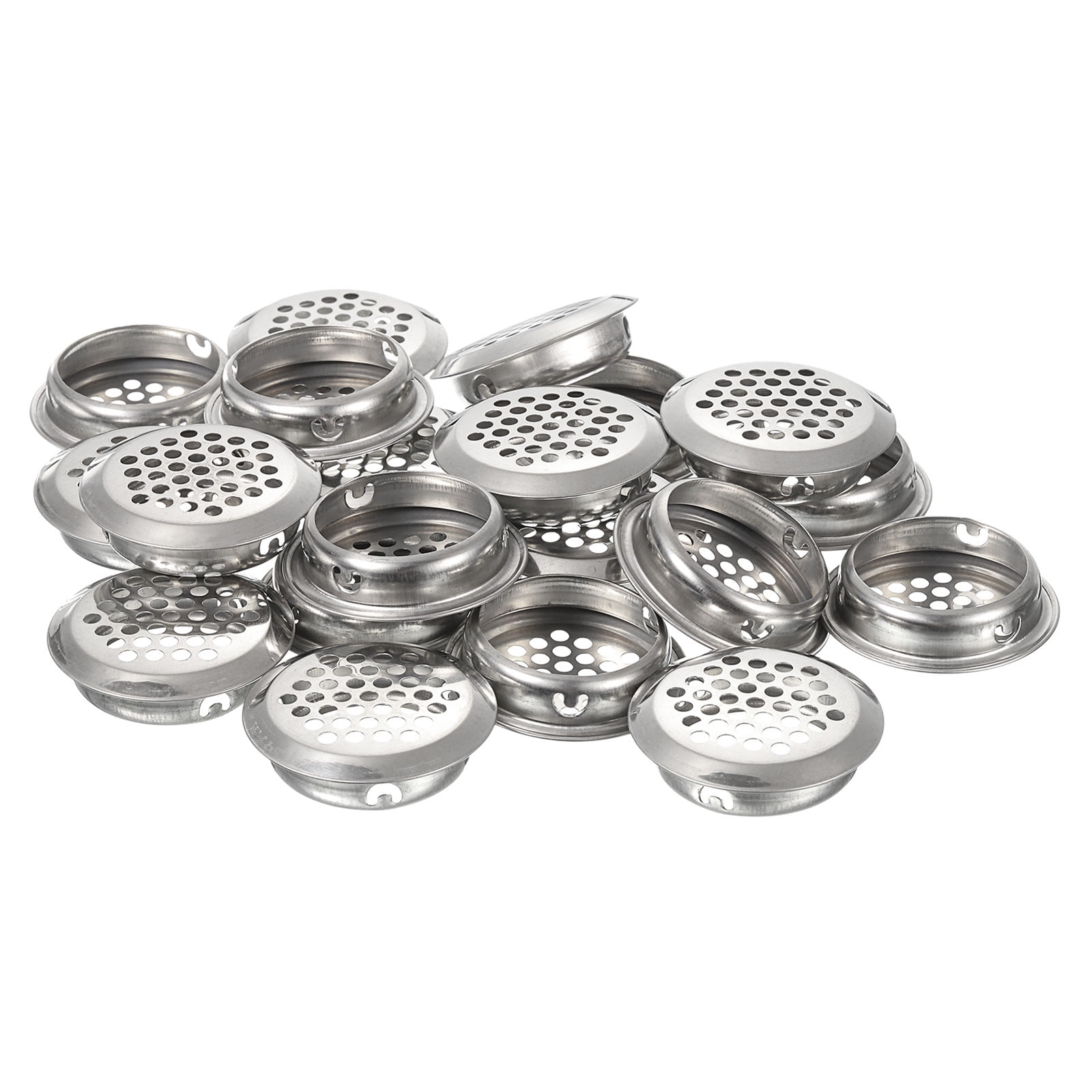 Uxcell 20Pcs Circular Air Vents, 35mm Stainless Steel Mesh Hole Round ...