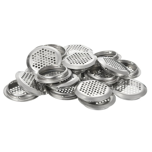 Uxcell 20Pcs Circular Air Vents, 53mm Stainless Steel Mesh Hole Round ...