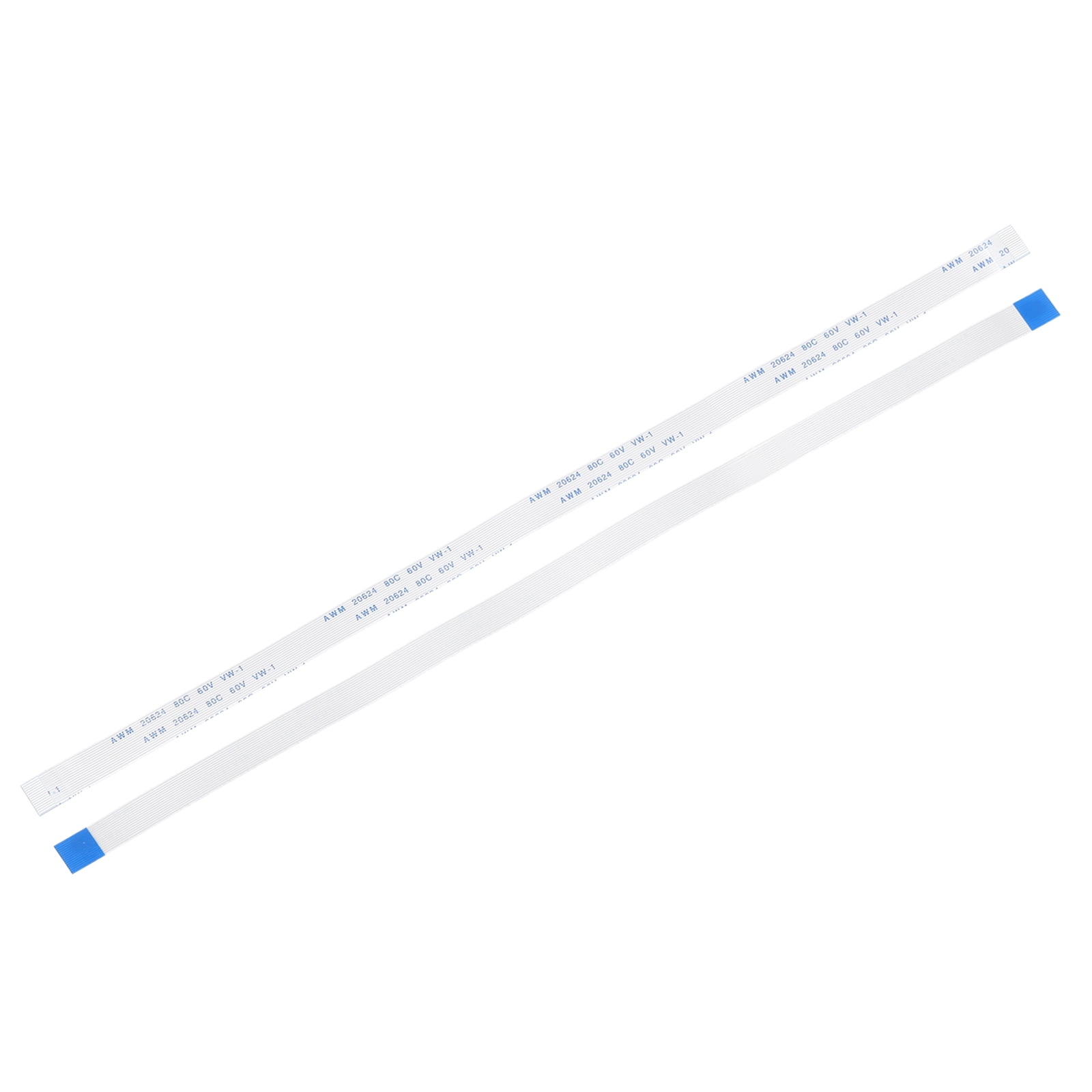 Uxcell 20Pcs FFC Flexible Flat Cable, 15 Pins 0.5 mm Pitch 250mm FPC ...