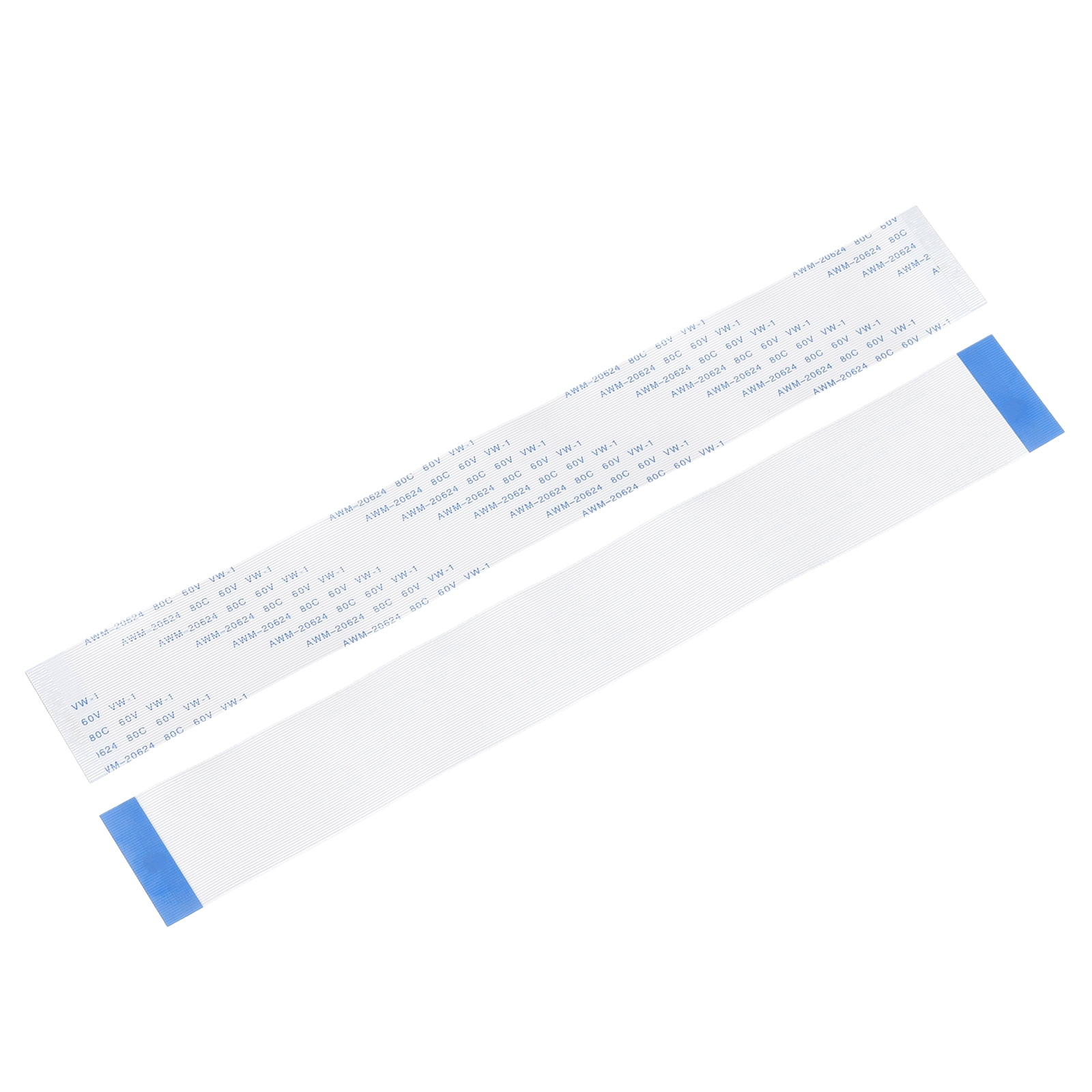 Uxcell 20Pcs FFC Flexible Flat Cable, 50 Pins 0.5 mm Pitch 200mm FPC ...