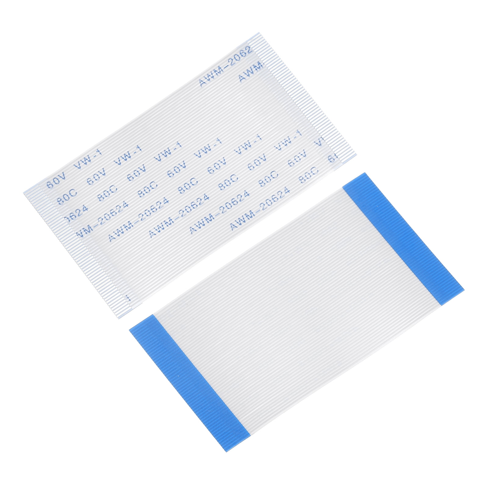 Uxcell 20Pcs FFC Flexible Flat Cable, 55 Pins 0.5 mm Pitch 50mm FPC FFC ...