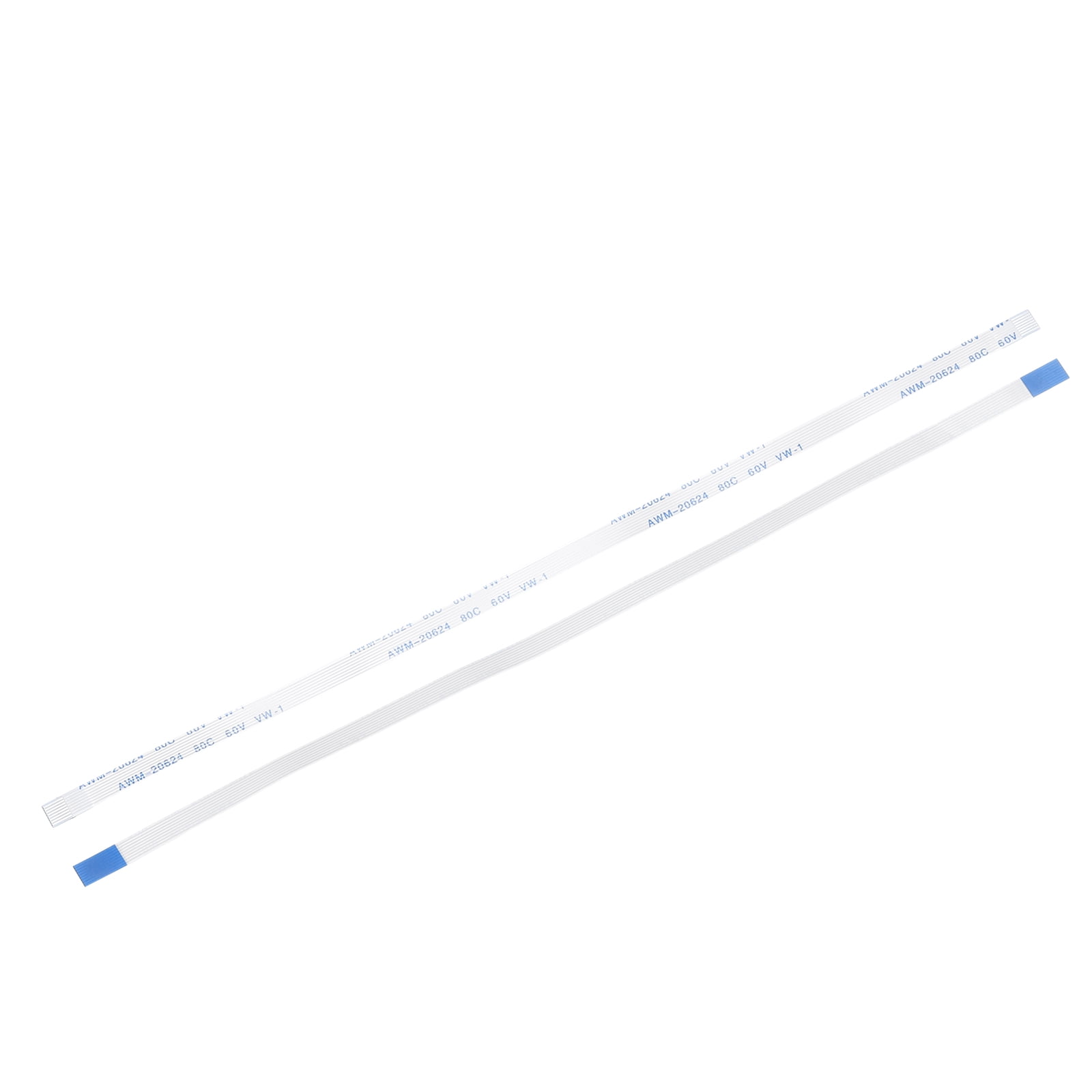 Uxcell 20Pcs FFC Flexible Flat Cable, 8 Pins 0.5 mm Pitch 250mm FPC FFC ...