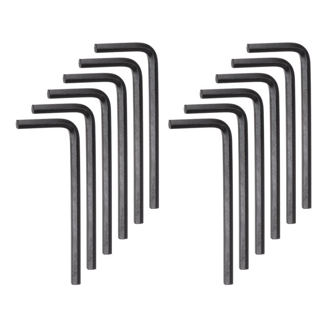 Uxcell 20Pcs Hex Wrench 4mm Metric CR-V L Shaped Hexagon Head Repairing ...